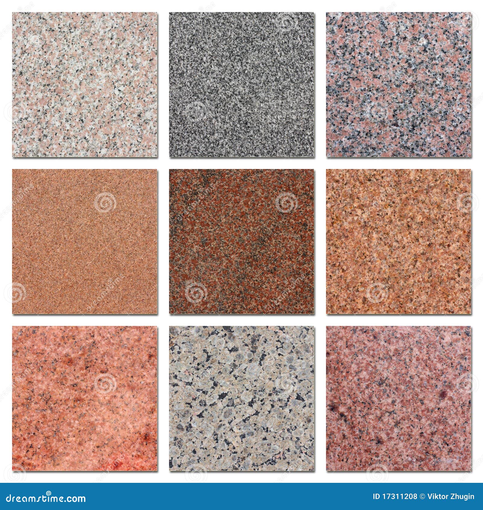 Samples of Egyptian Granite. Stock Photo - Image of square, minerals ...