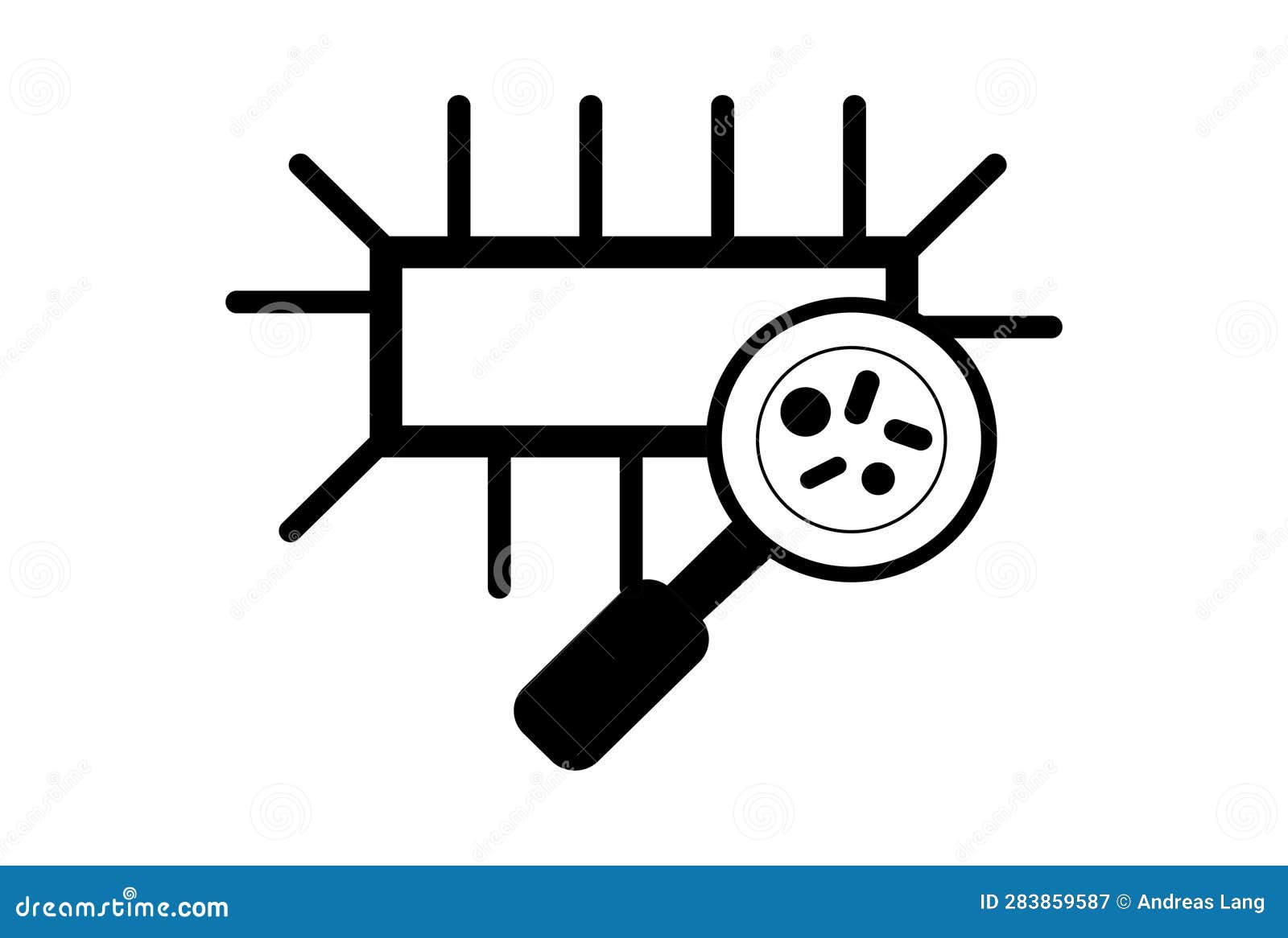 Samples Flat Outline Icon Science Symbol Art Sign Artwork Stock Illustration - Illustration of ...