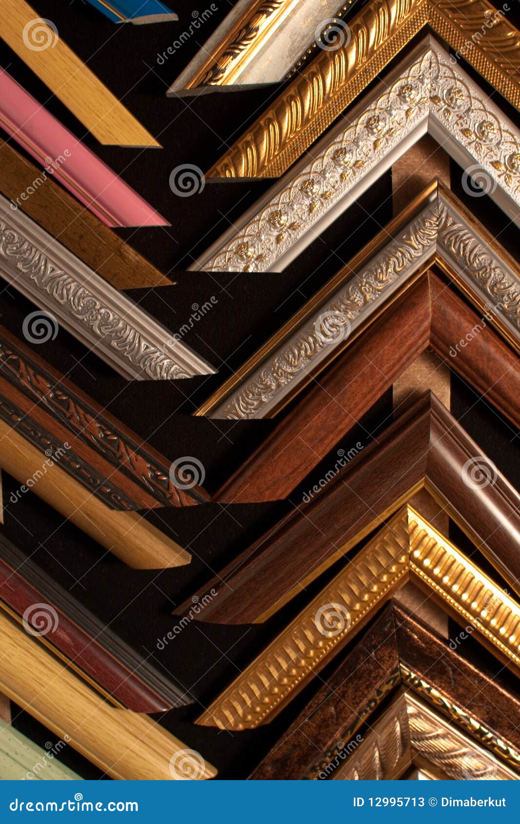 Samples of frames stock image. Image of craft, angle - 12995713