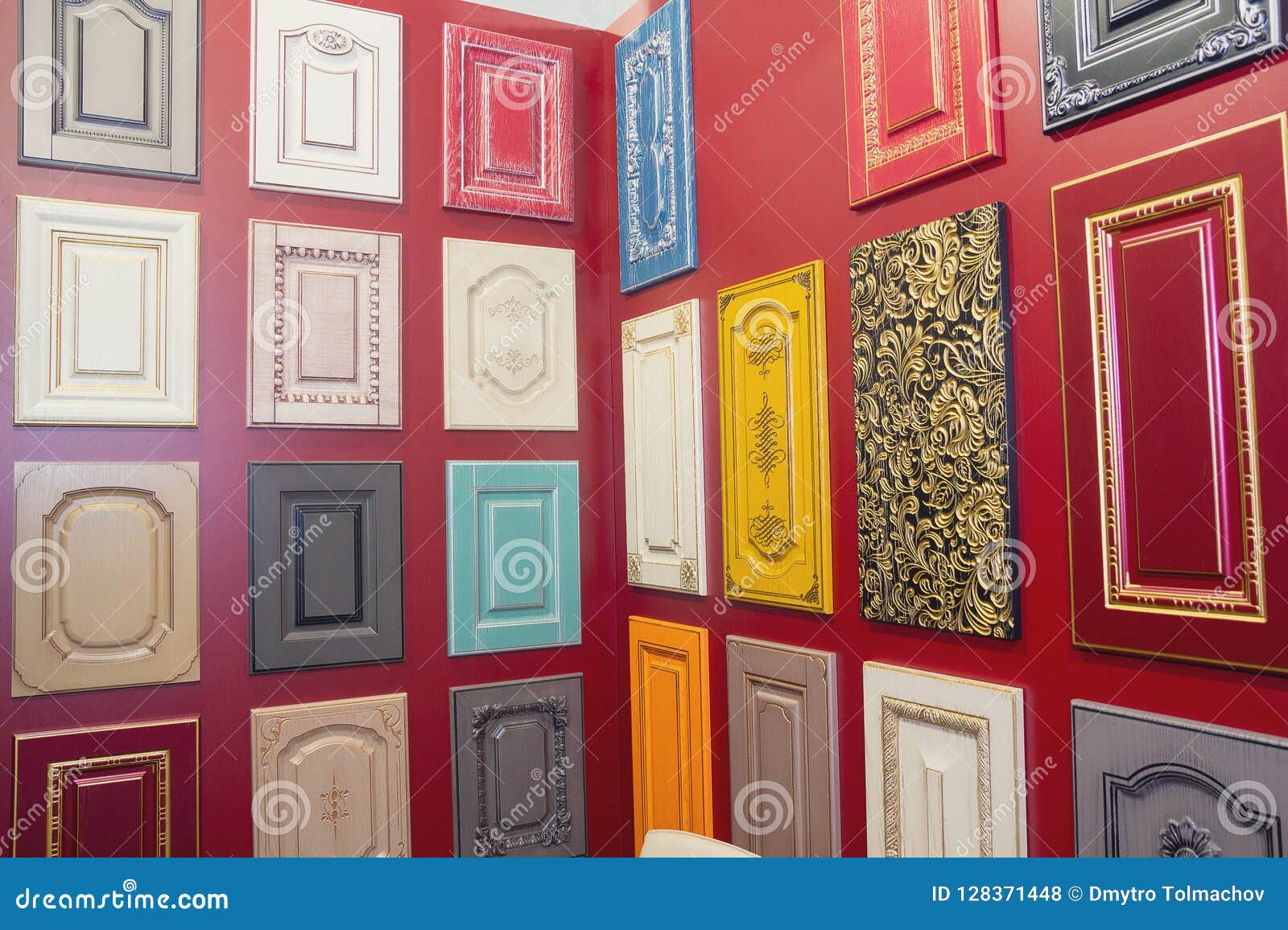 Samples of Furniture Fronts at Sdente Furniture Workshop Stock Photo ...