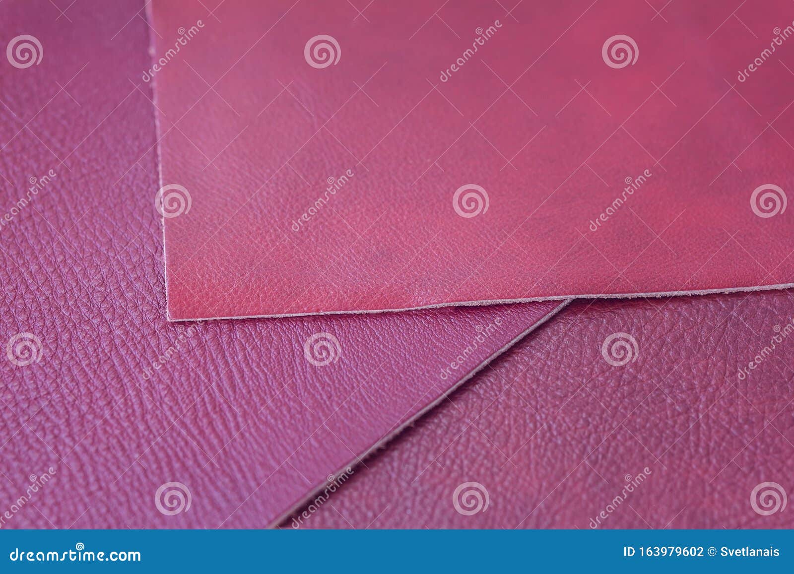Samples of Genuine Leather, Pink Lilac Colors. Texture Pattern for ...