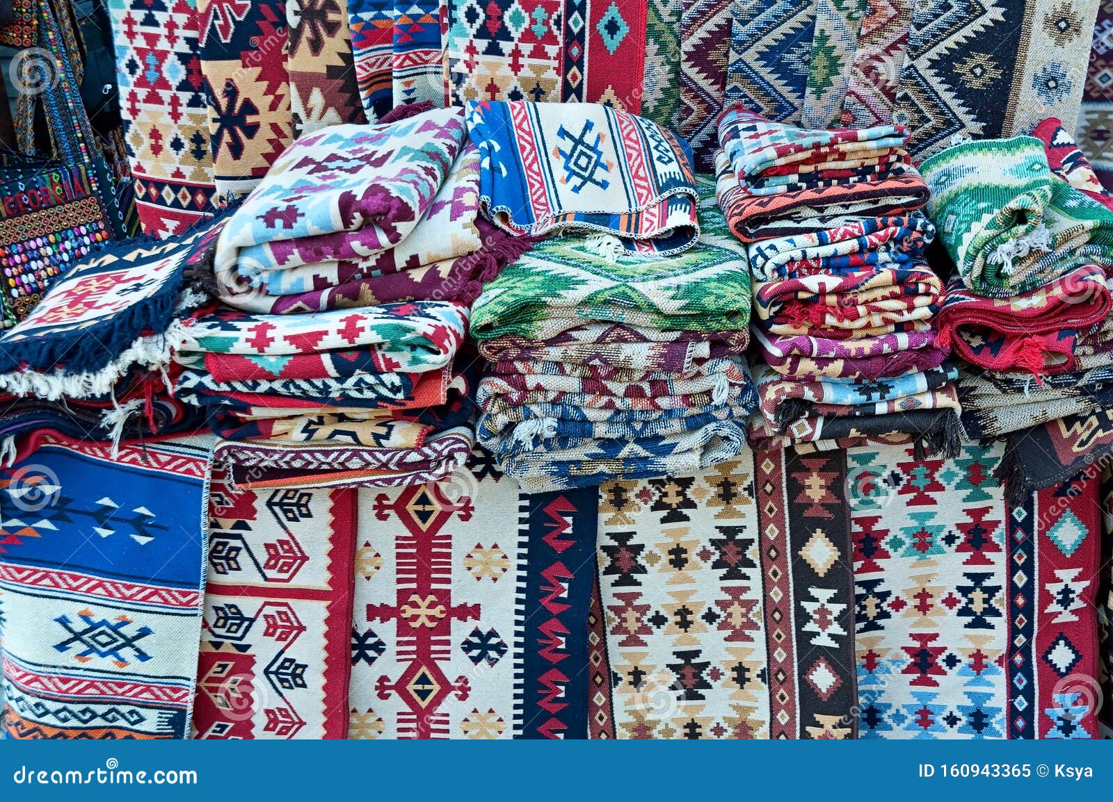 The Samples of Georgian Traditional Carpets Stock Image - Image of ...