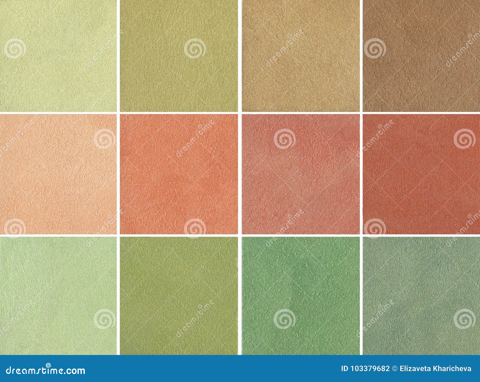 Samples - Green and Red Colors - Expensive Decorative Plaster- Silk ...