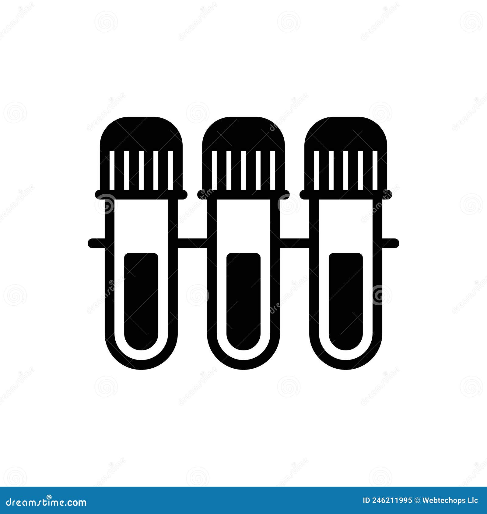 Black Solid Icon for Samples, Specimen and Piece Stock Vector ...
