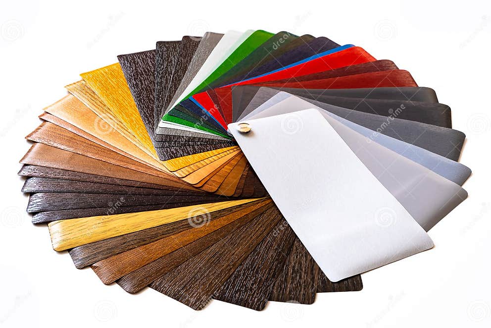 Samples for Lamination. Multi-colored Laminate Stock Photo - Image of ...