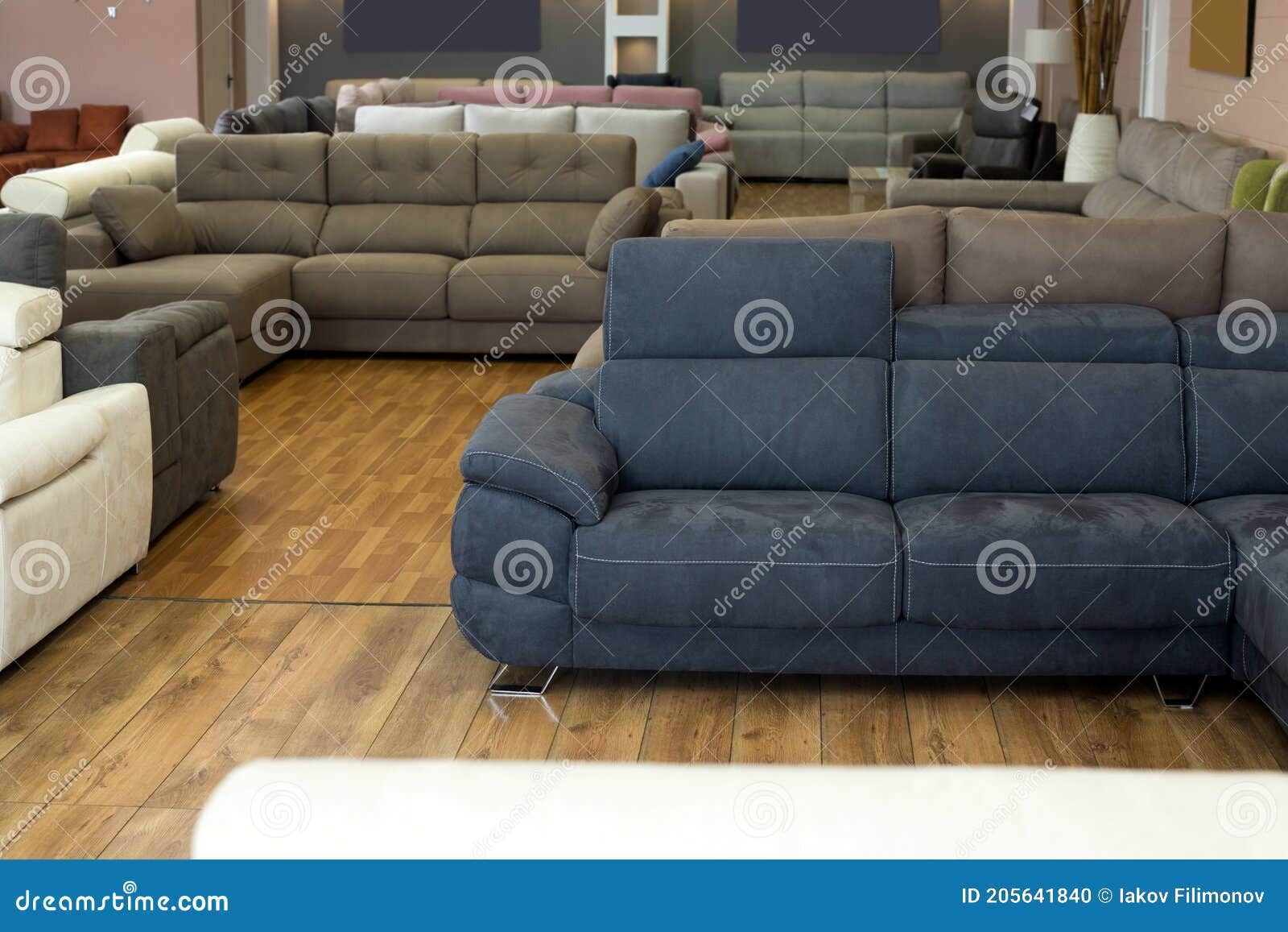 Samples of Material for a New Sofa Stock Photo - Image of house ...