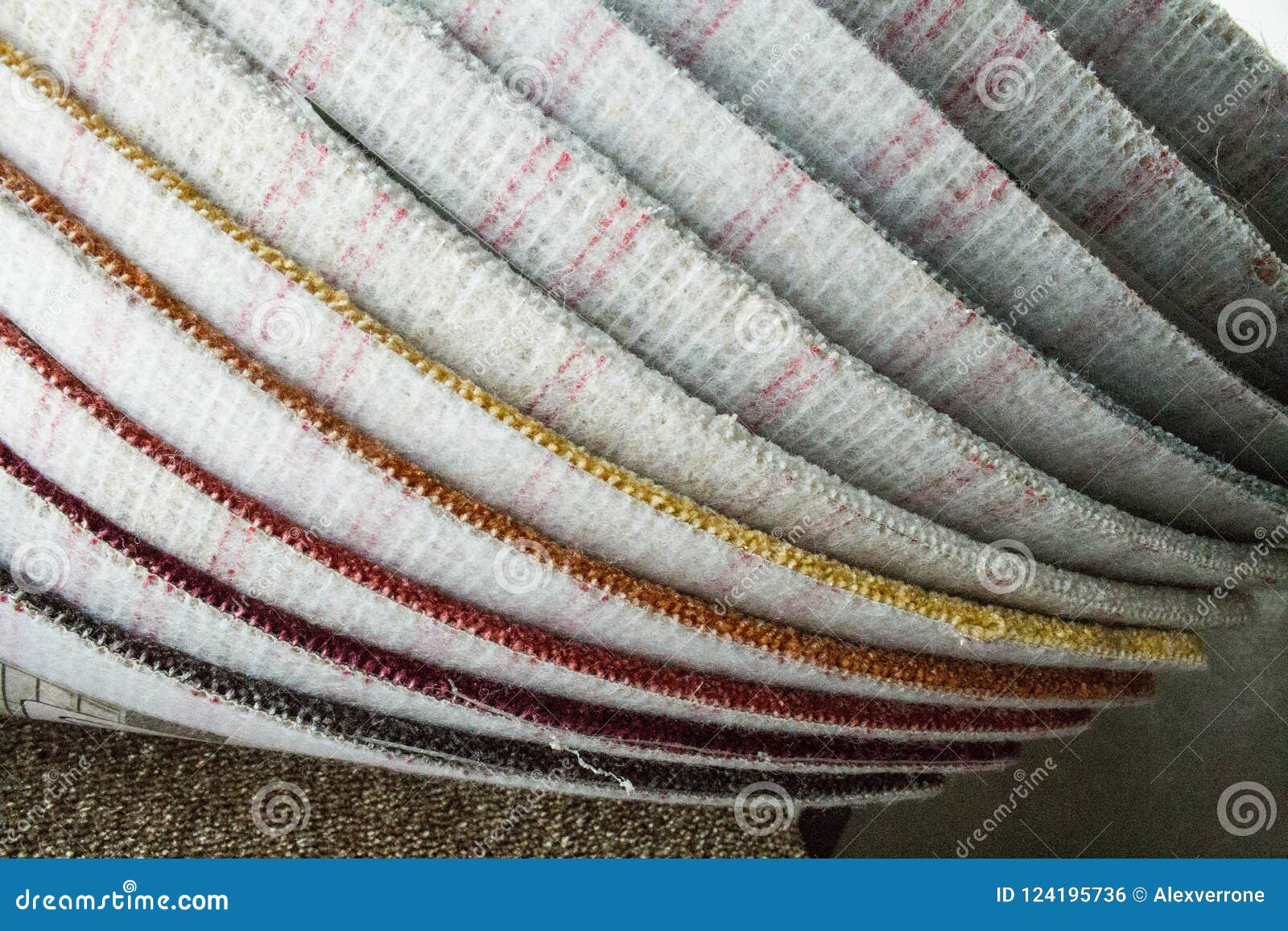 Samples of a Multi-colored Carpet Stock Photo - Image of interior ...