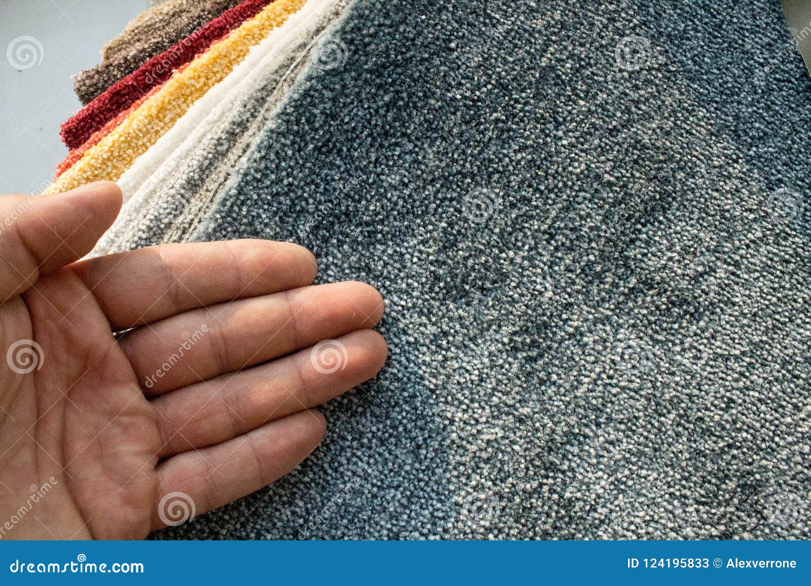 Samples of a Multi-colored Carpet Stock Image - Image of multicolored ...