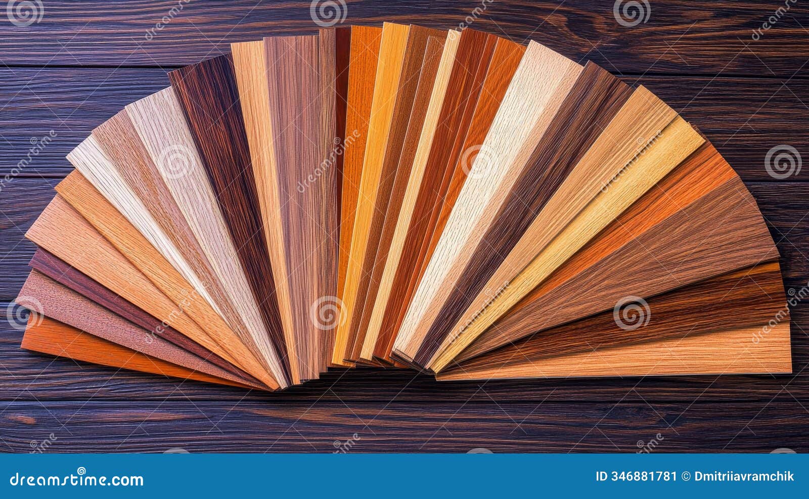 Samples of Natural Wood Panels in Wooden Textures Collection Stock ...