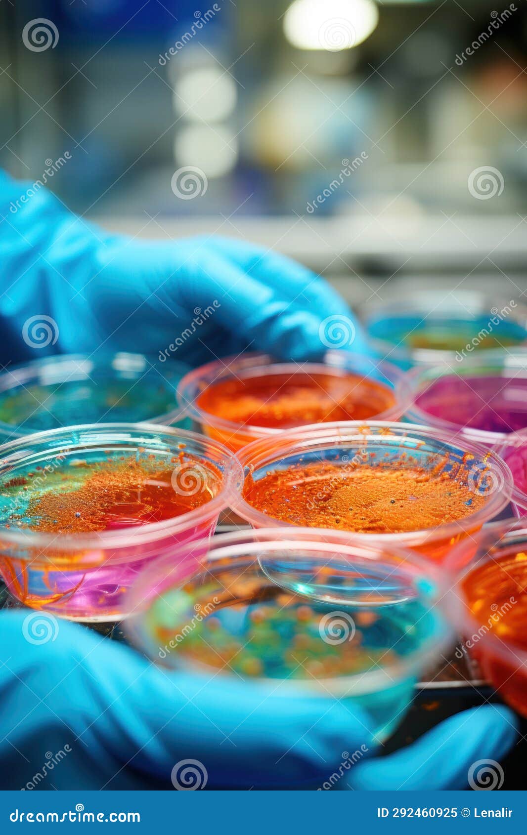 Samples of Organic Substances Stock Illustration - Illustration of ...