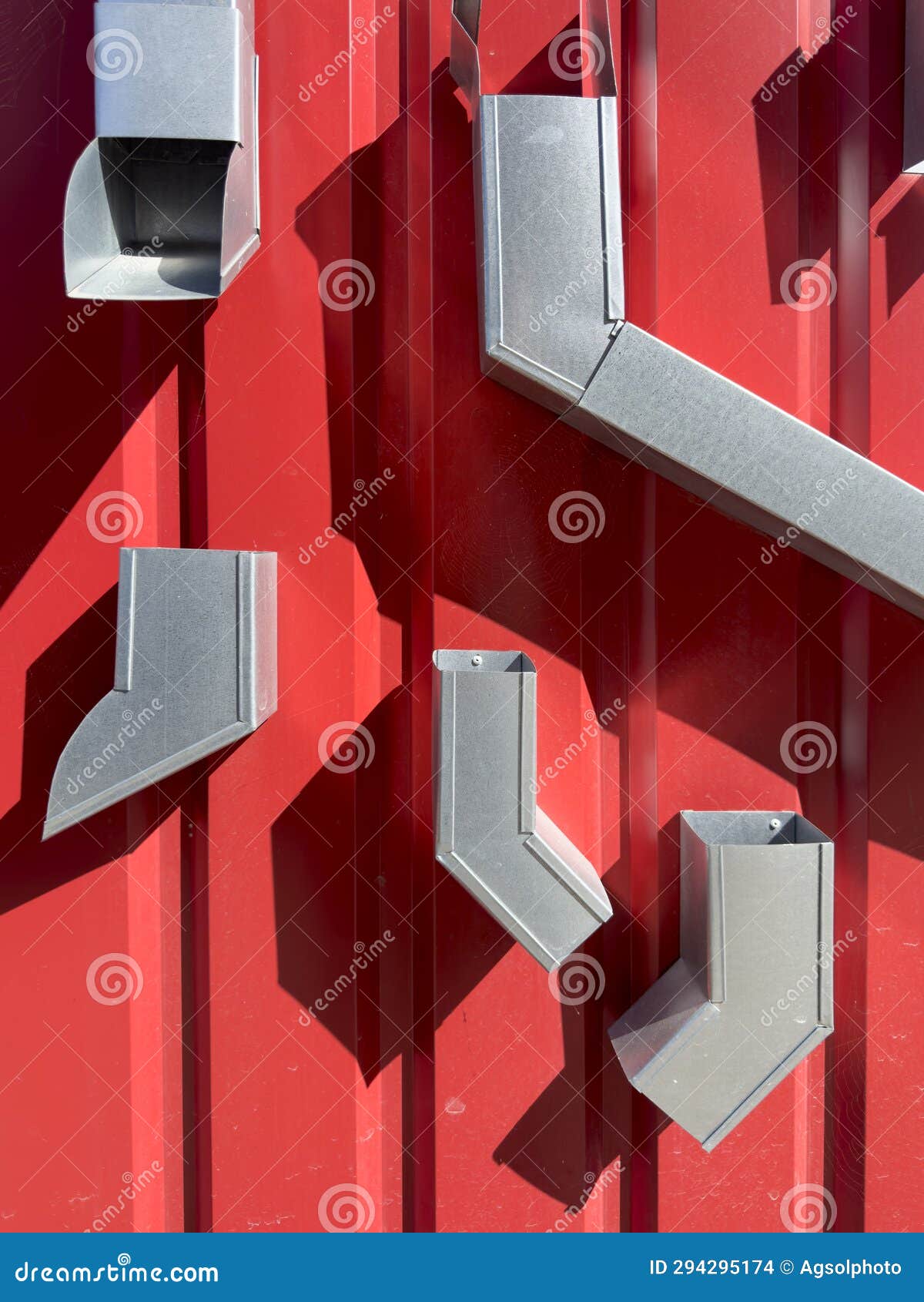 Samples of Pipes for Rainwater Collection are Presented in the Hardware ...