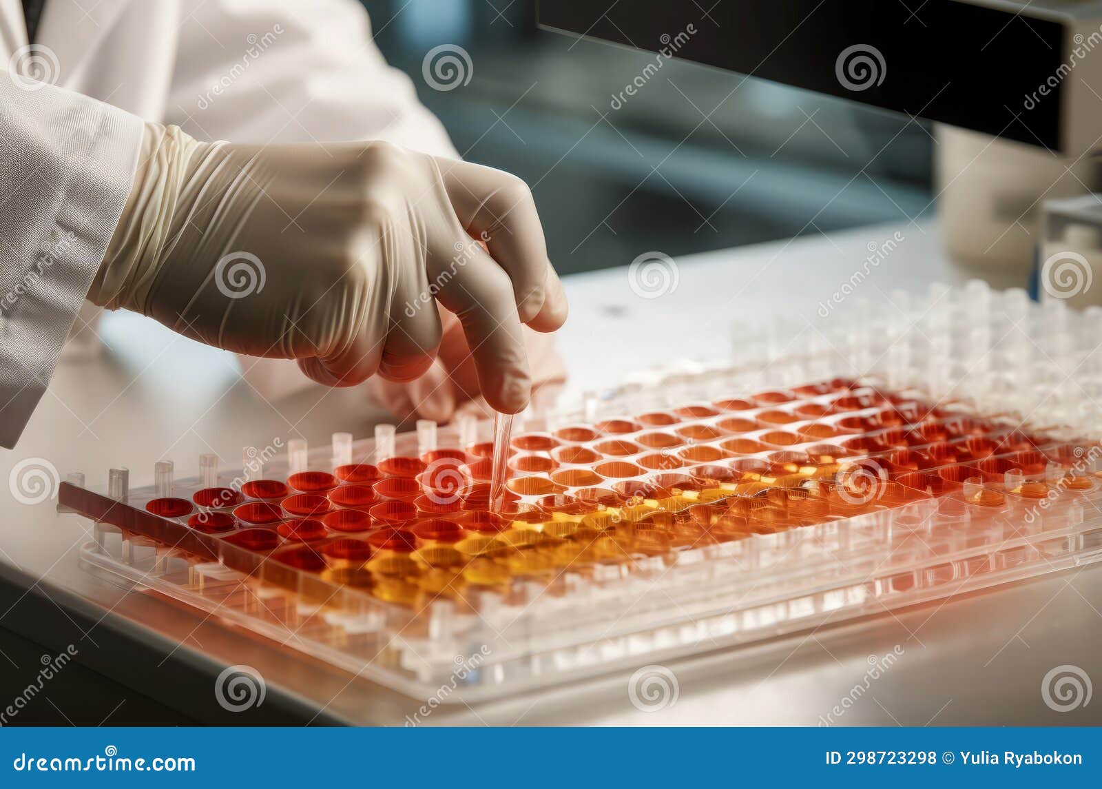 Samples Scientific Lab. Generate Ai Stock Illustration - Illustration ...
