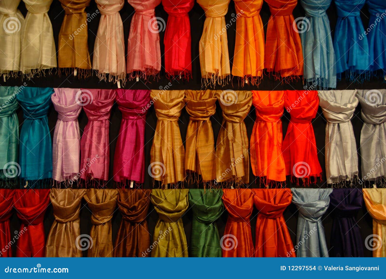 Samples of silk stock photo. Image of fabric, accessory - 12297554