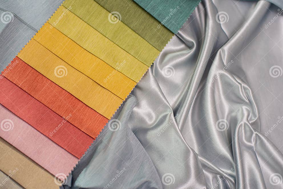 Samples of Soft Textured Fabric for Interior Decoration, Sewing ...
