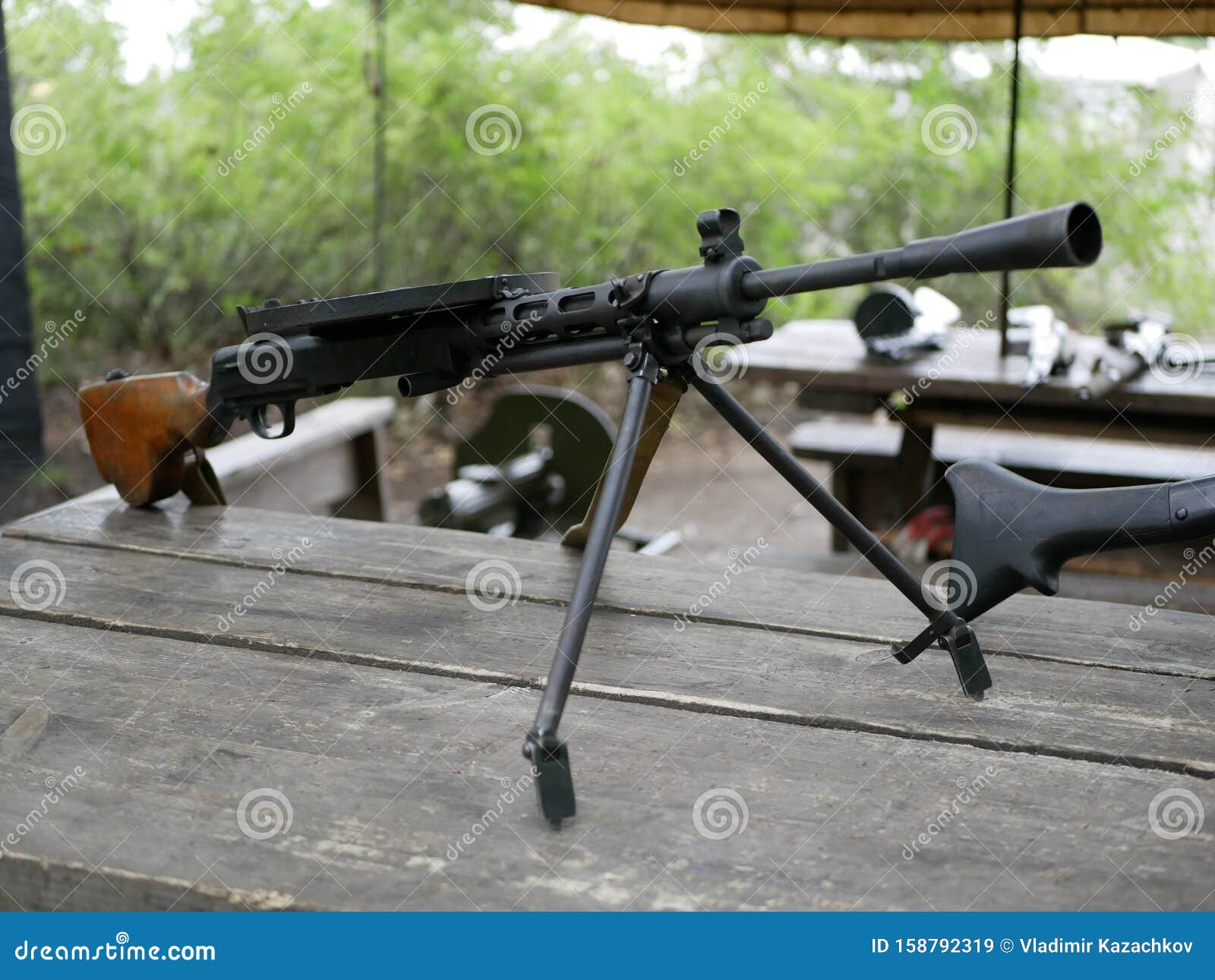 Samples of Soviet Automatic Weapons of the Second World War. Machine ...