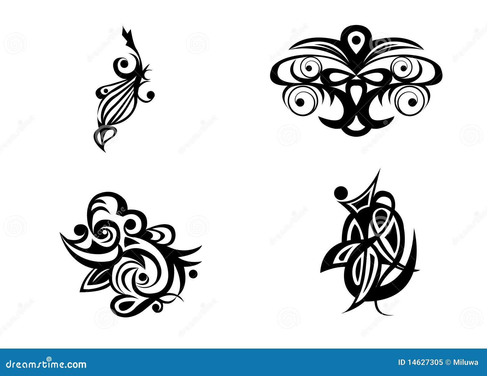 Samples tatoo images stock vector. Illustration of decoration - 14627305