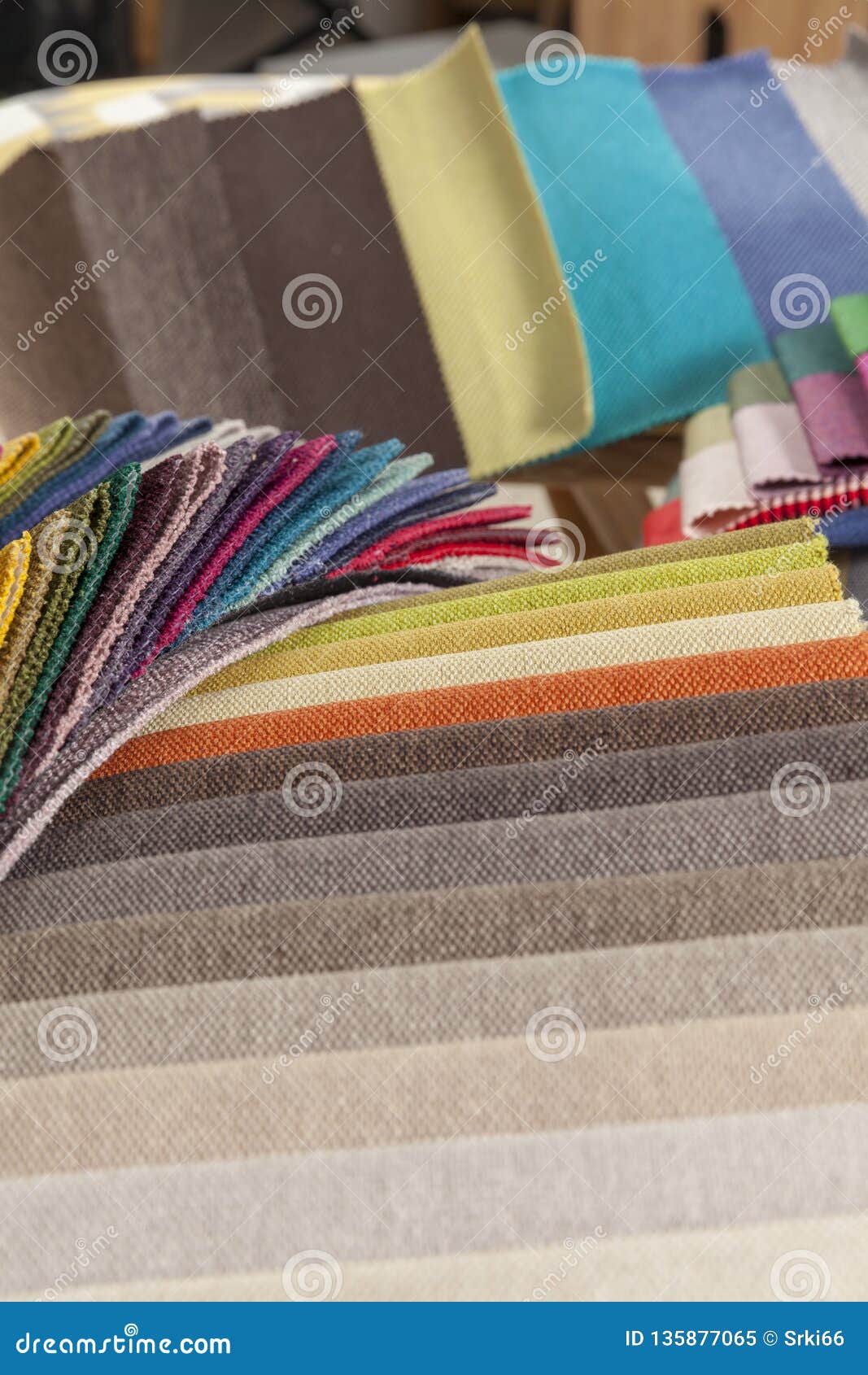 Samples of Textiles for Upholstery Furniture Stock Image - Image of ...