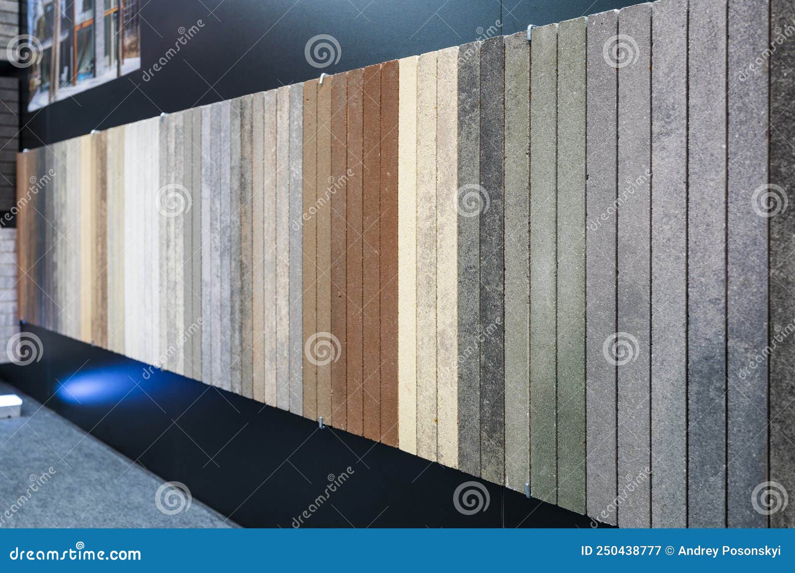 Samples of Tiles for Wall Cladding in a Hardware Store Stock Image ...