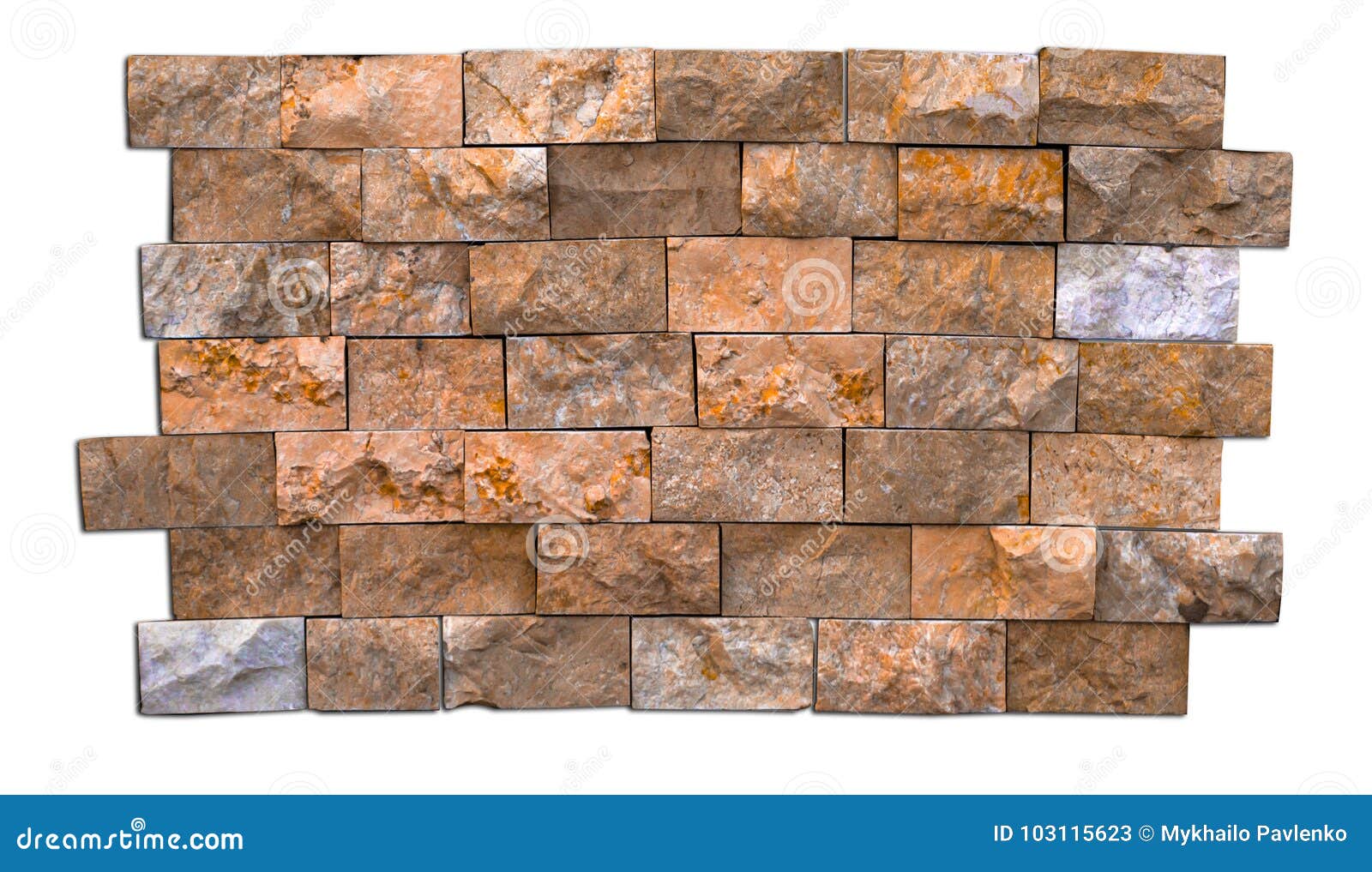 The Samples of Variegated Marble Tiles Stock Illustration ...