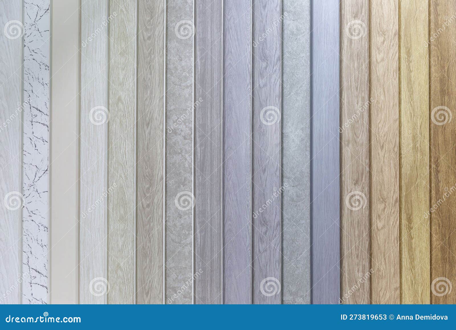 Samples of Wall Panels in Different Colors in Pastel Colors. Decor and ...