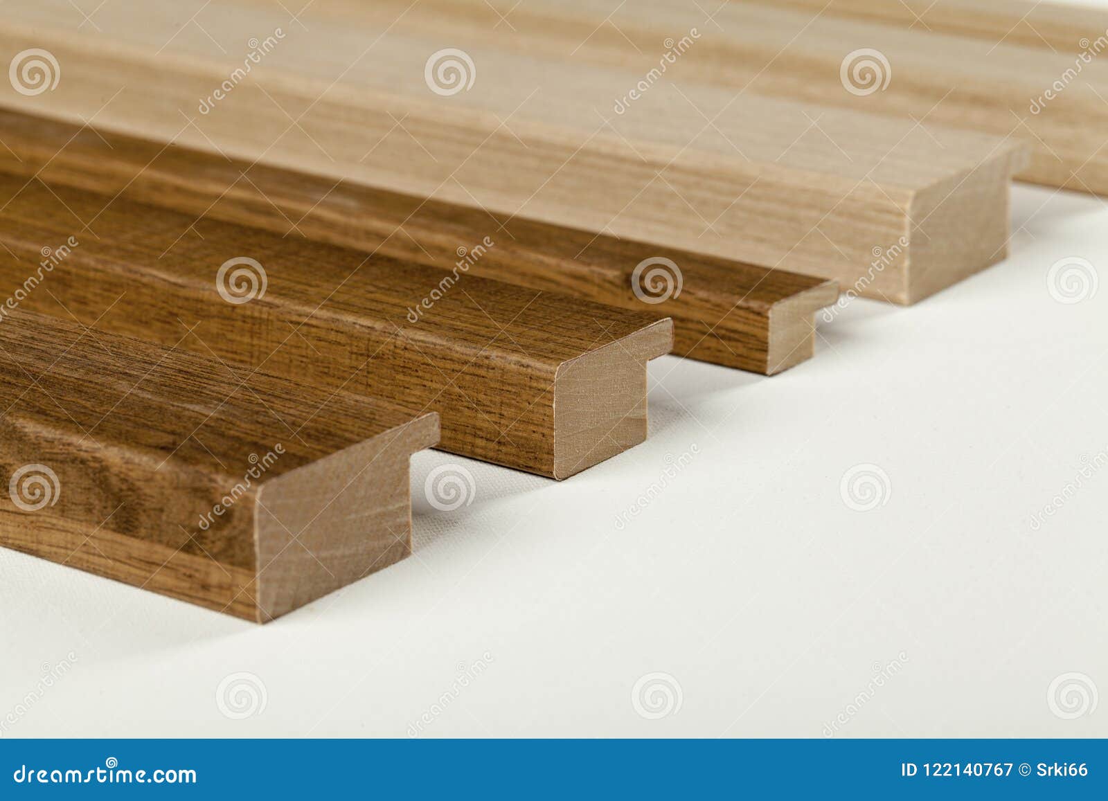 Samples of wooden molding stock image. Image of element - 122140767