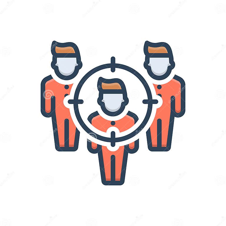 Color Illustration Icon for Sampling, Sample and Group Stock ...
