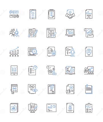 Sampling Line Icons Collection. Experimentation, Subsampling ...