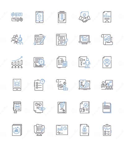 Sampling Line Icons Collection. Experimentation, Subsampling ...