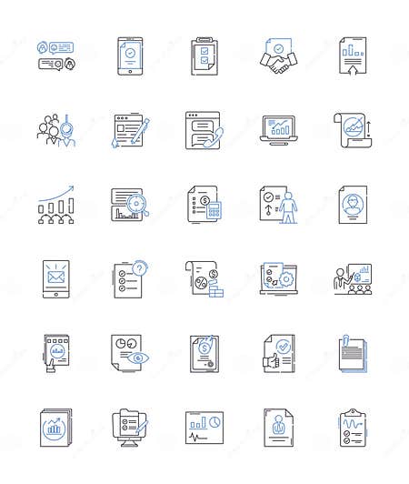 Sampling Line Icons Collection. Experimentation, Subsampling ...