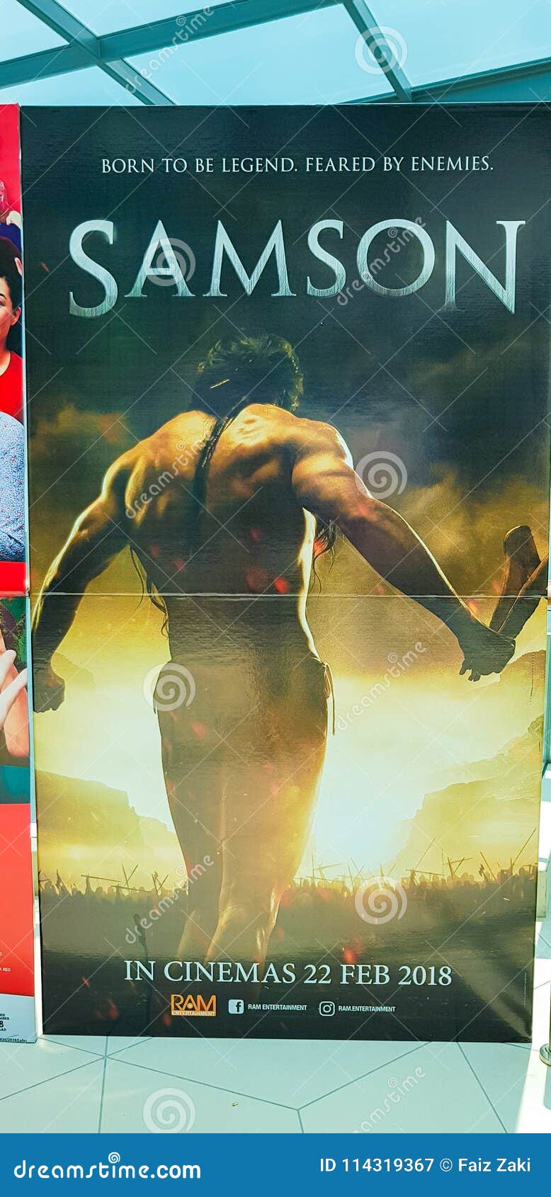 Samson Movie Poster fotografía editorial. Imagen de encarcelamiento ...