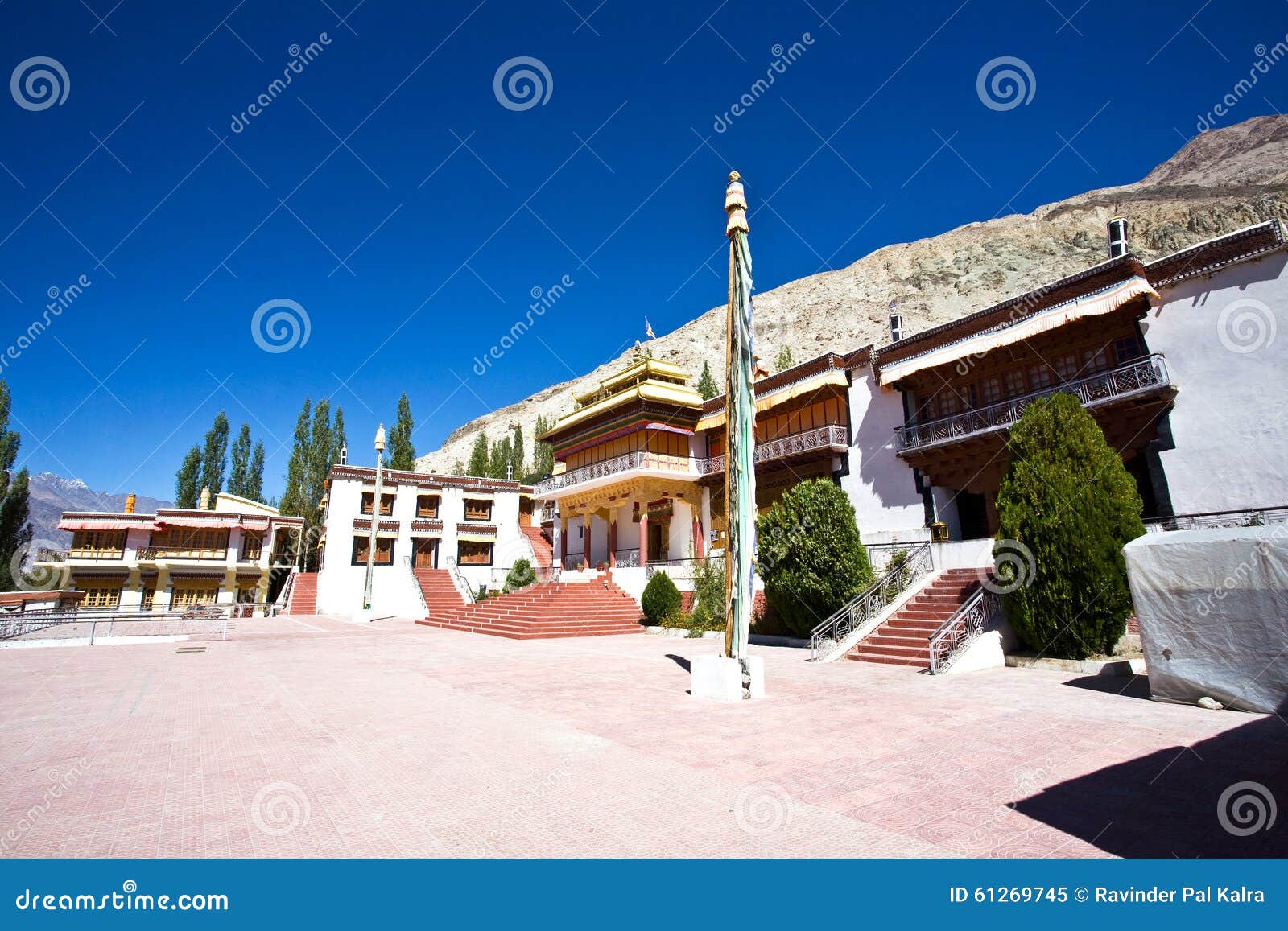 Samstenling Monastery, Sumur , Nubra Valley, Ladakh, India Stock Image ...