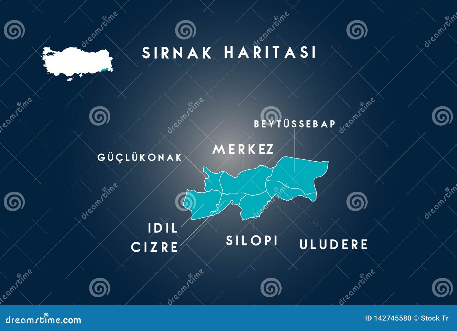 Sirnak Districts Guclukonak, Idil, Cizre, Silopi, Uludere, Beytussebap ...