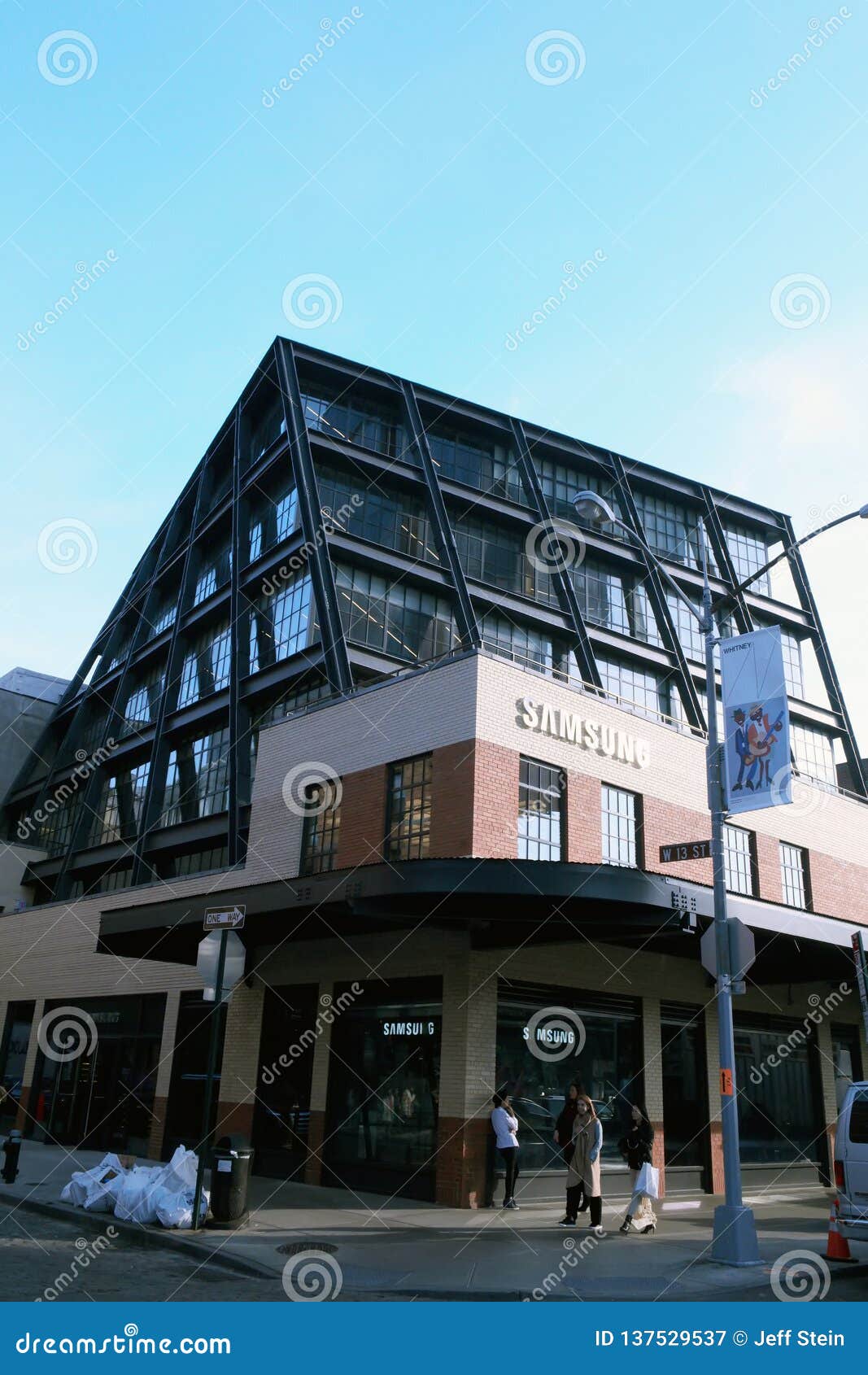 Samsung Building in the Meat Packing District, New York Editorial ... Samsung Building in the Meat Packing District, New York Editorial ...