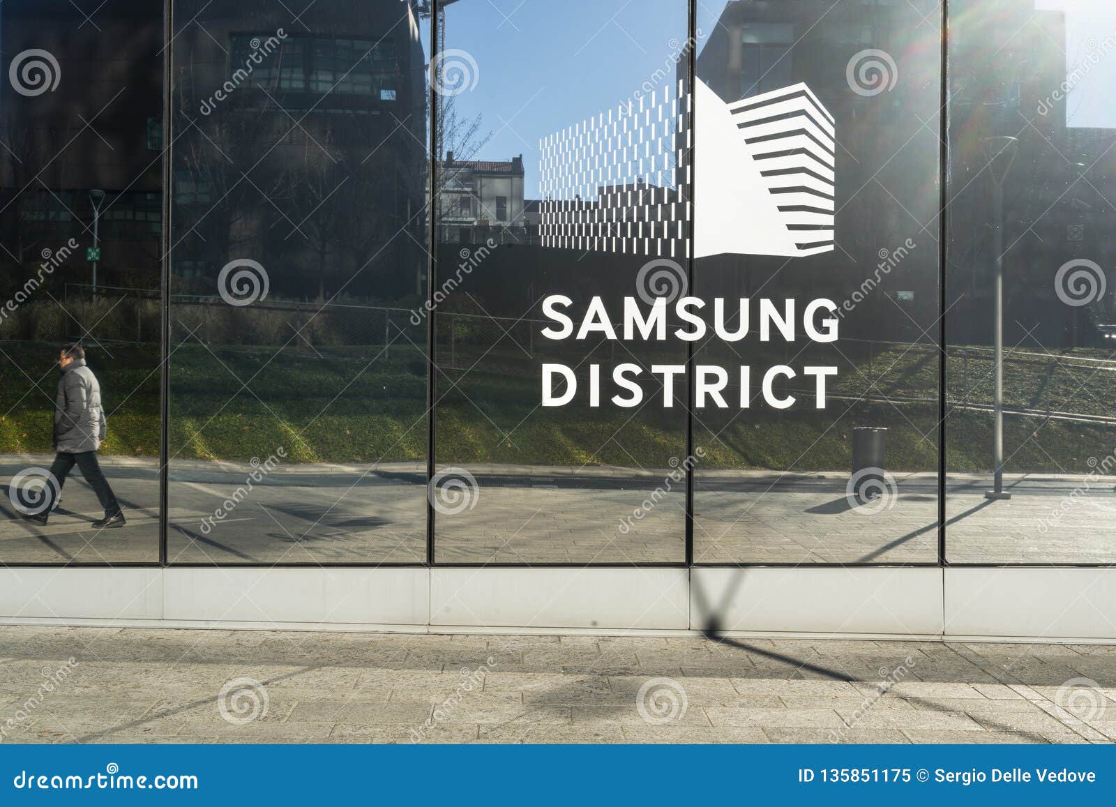 Samsung District in Milan editorial image. Image of outdoor - 135851175