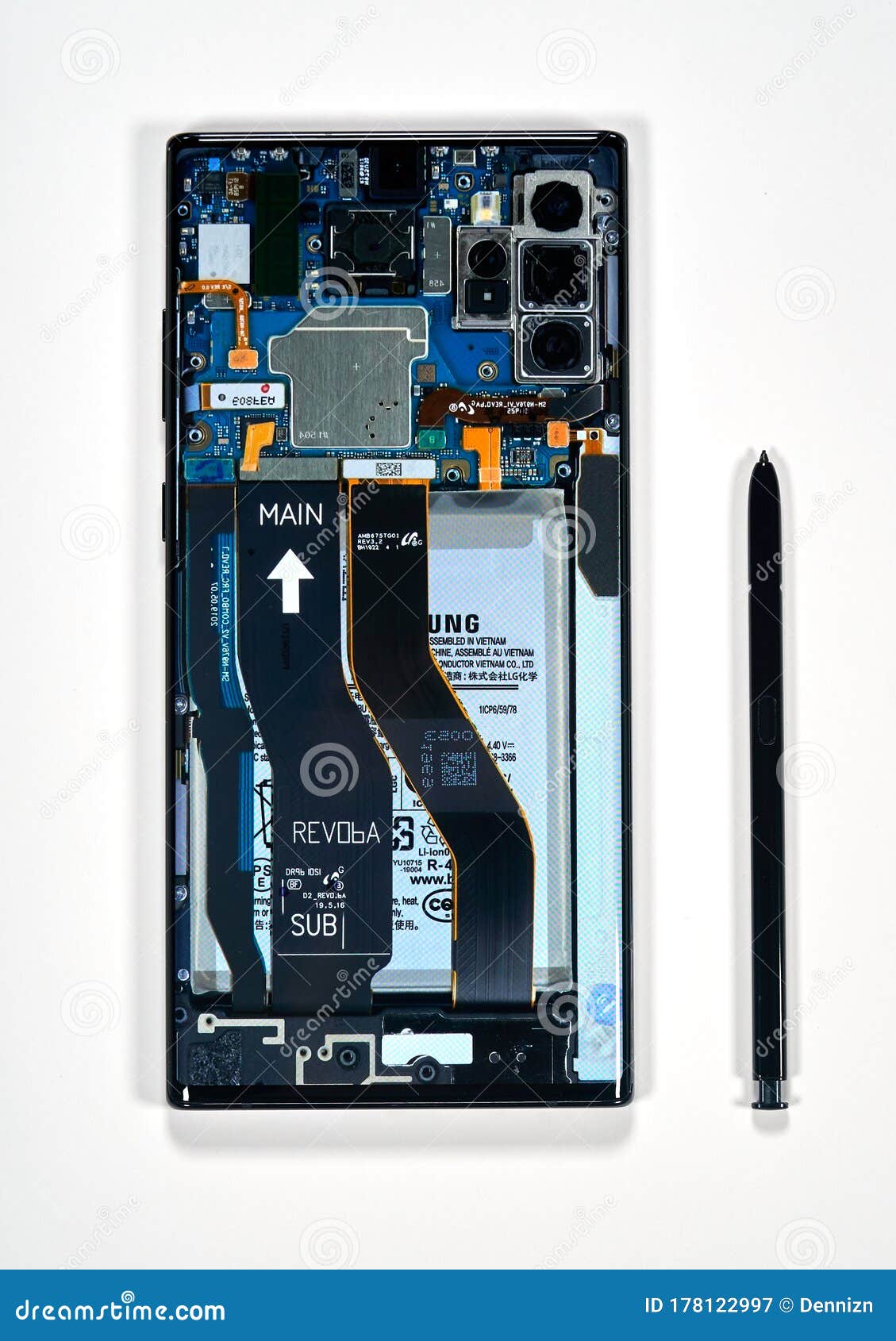 Samsung Galaxy Note 10 Plus Cellphone Editorial Photography - Image of ...