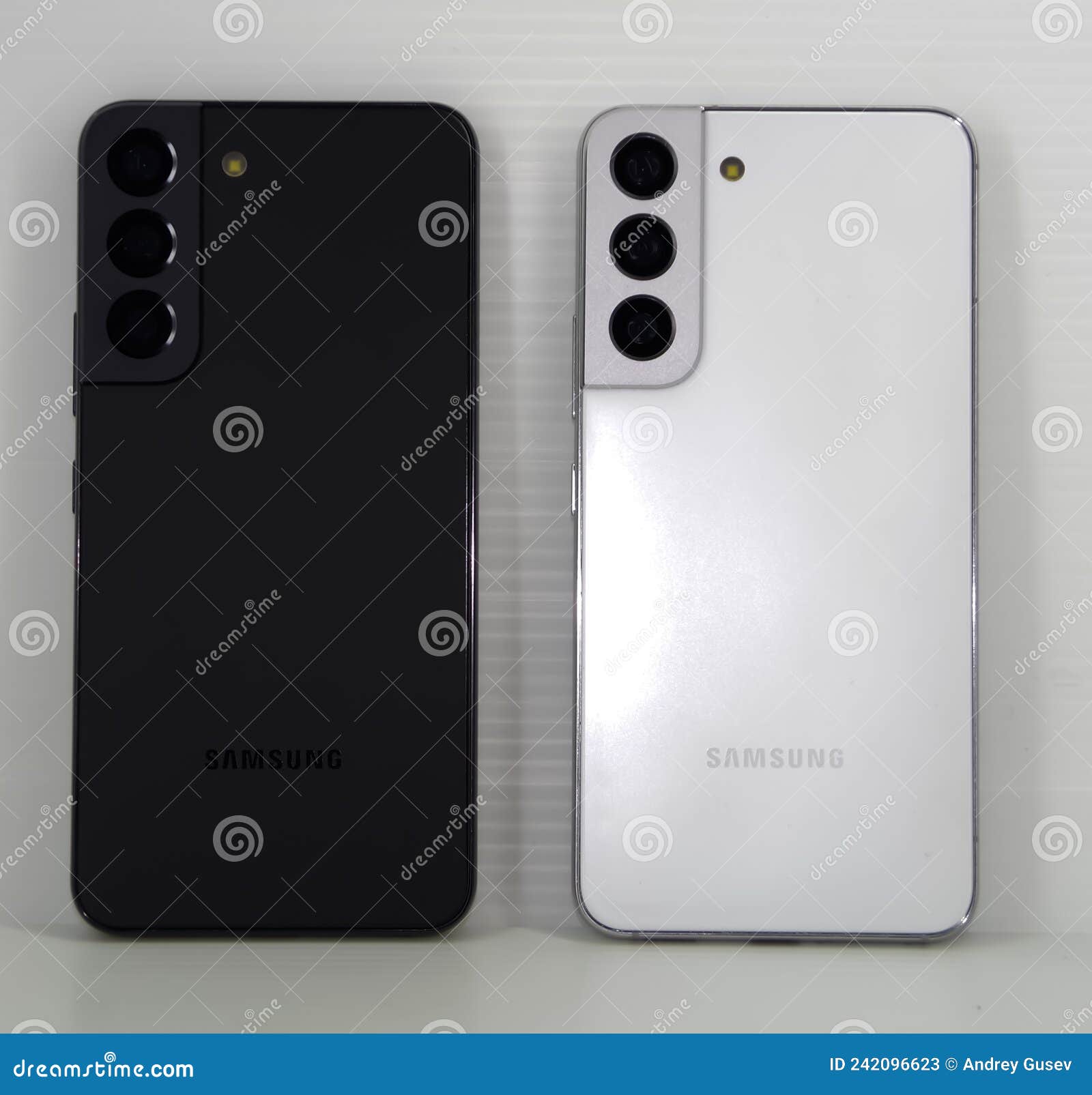 Samsung Galaxy S22 Black and White Rear View Editorial Stock Photo ...