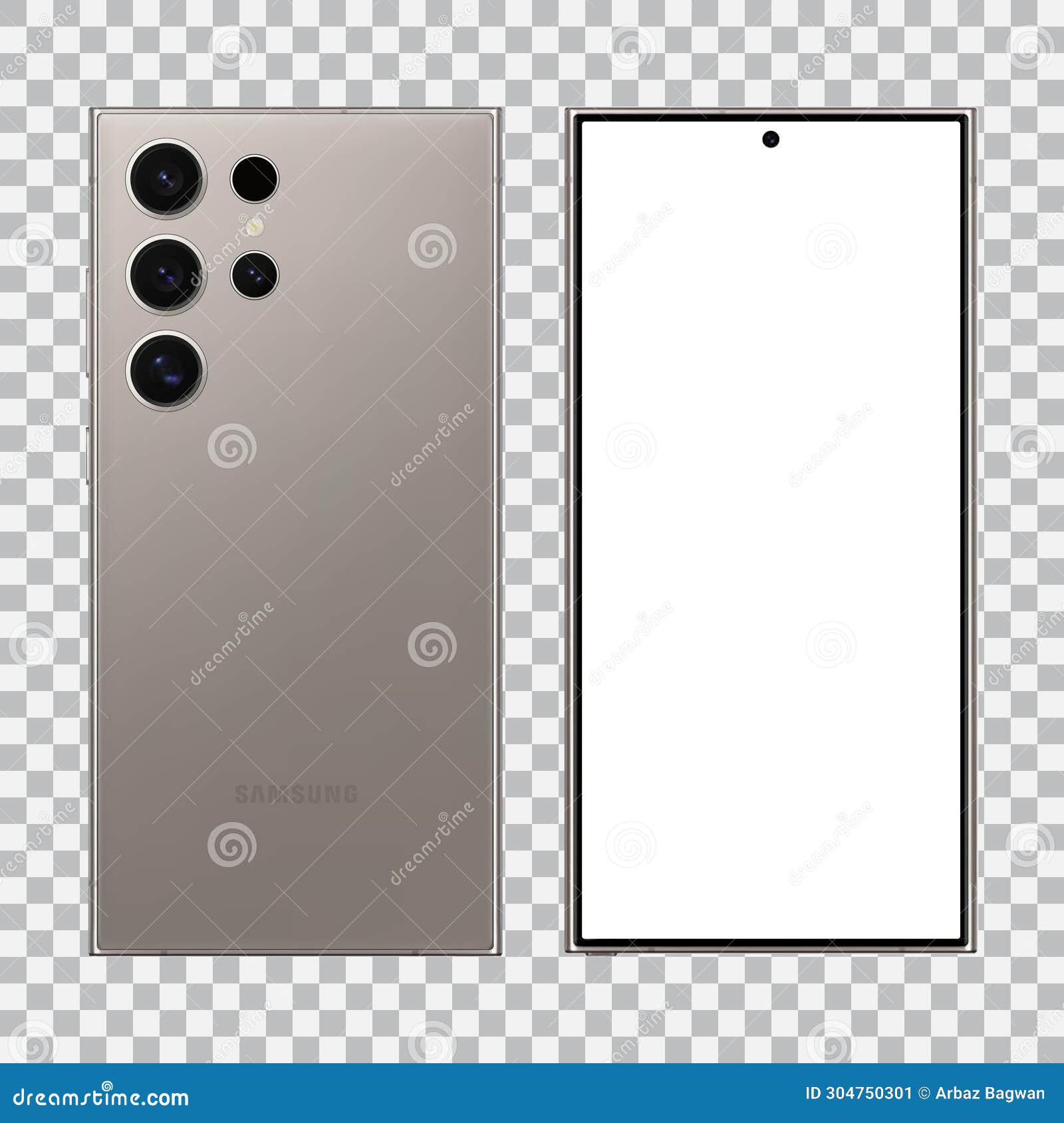 Samsung S24 Ultra Red Color Mockup Design Royalty-Free Stock Image ...