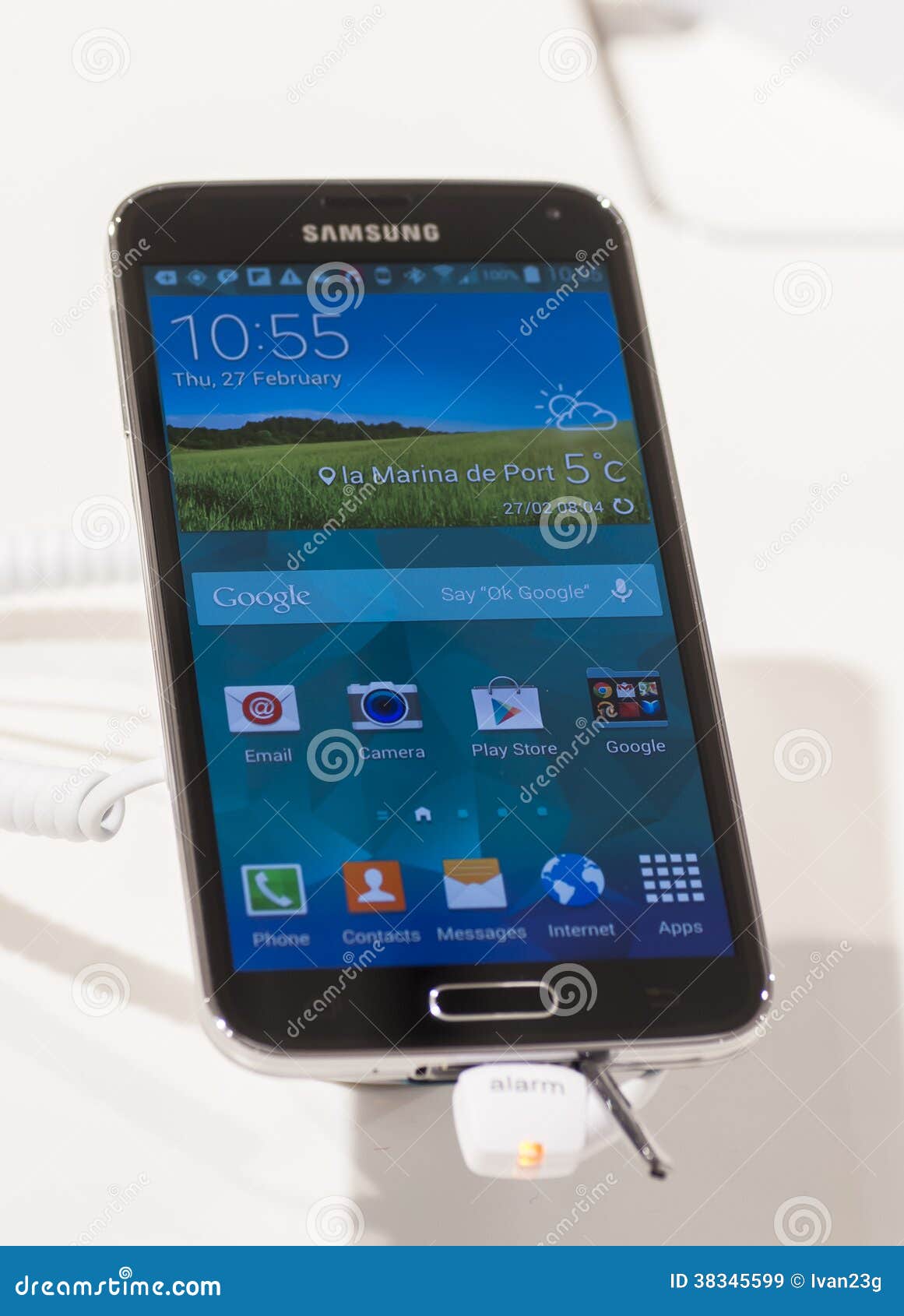 SAMSUNG GALAXY S5, MOBILE WORLD CONGRESS 2014 Editorial Stock Image ...