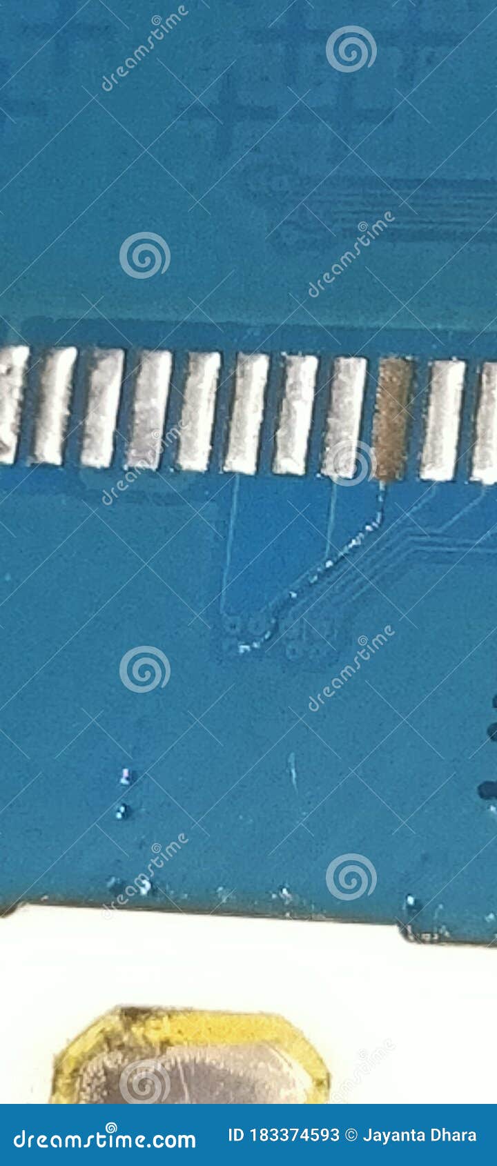 Samsung Keypad Damage Mobile Board With Display Line Damage Stock Image ...