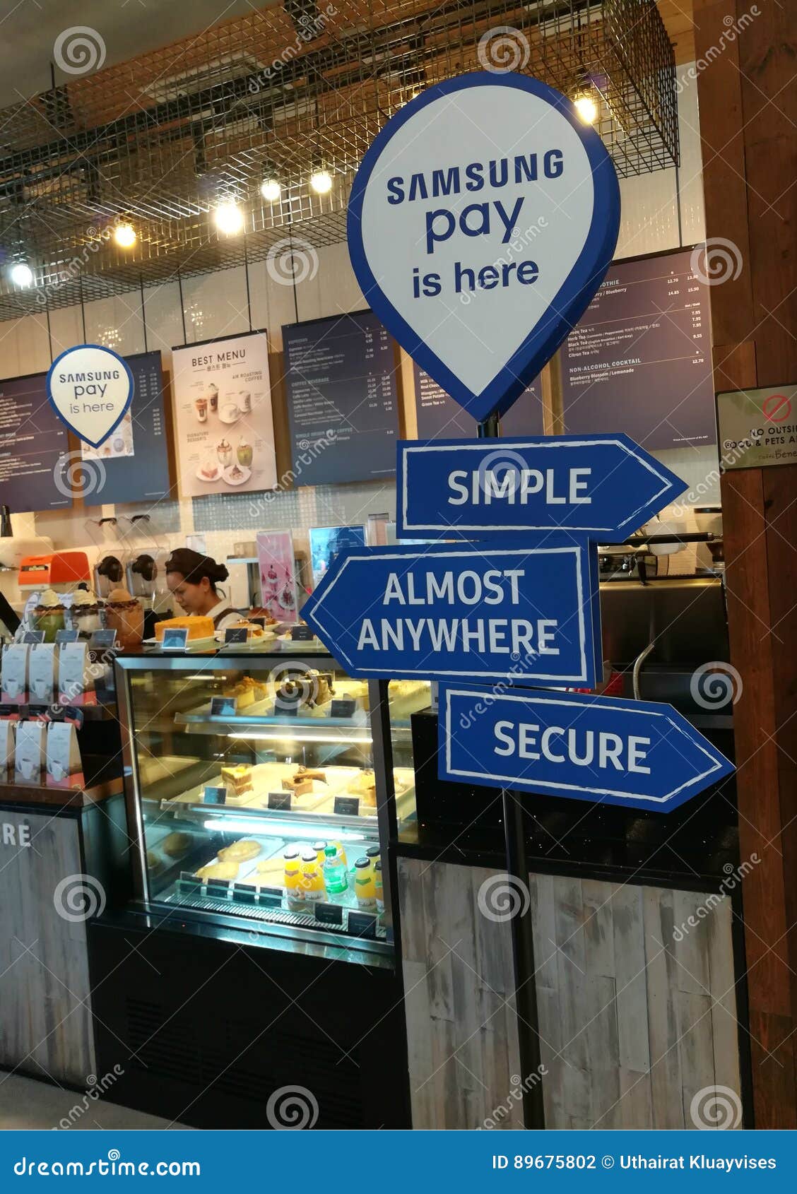 Samsung Pay Advertisement Signboard Editorial Photography - Image of ...