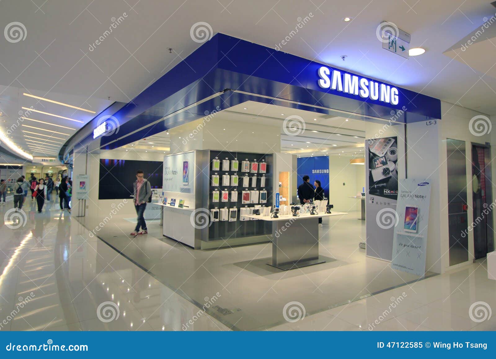 Samsung-winkel in Hongkong redactionele afbeelding. Image of ...