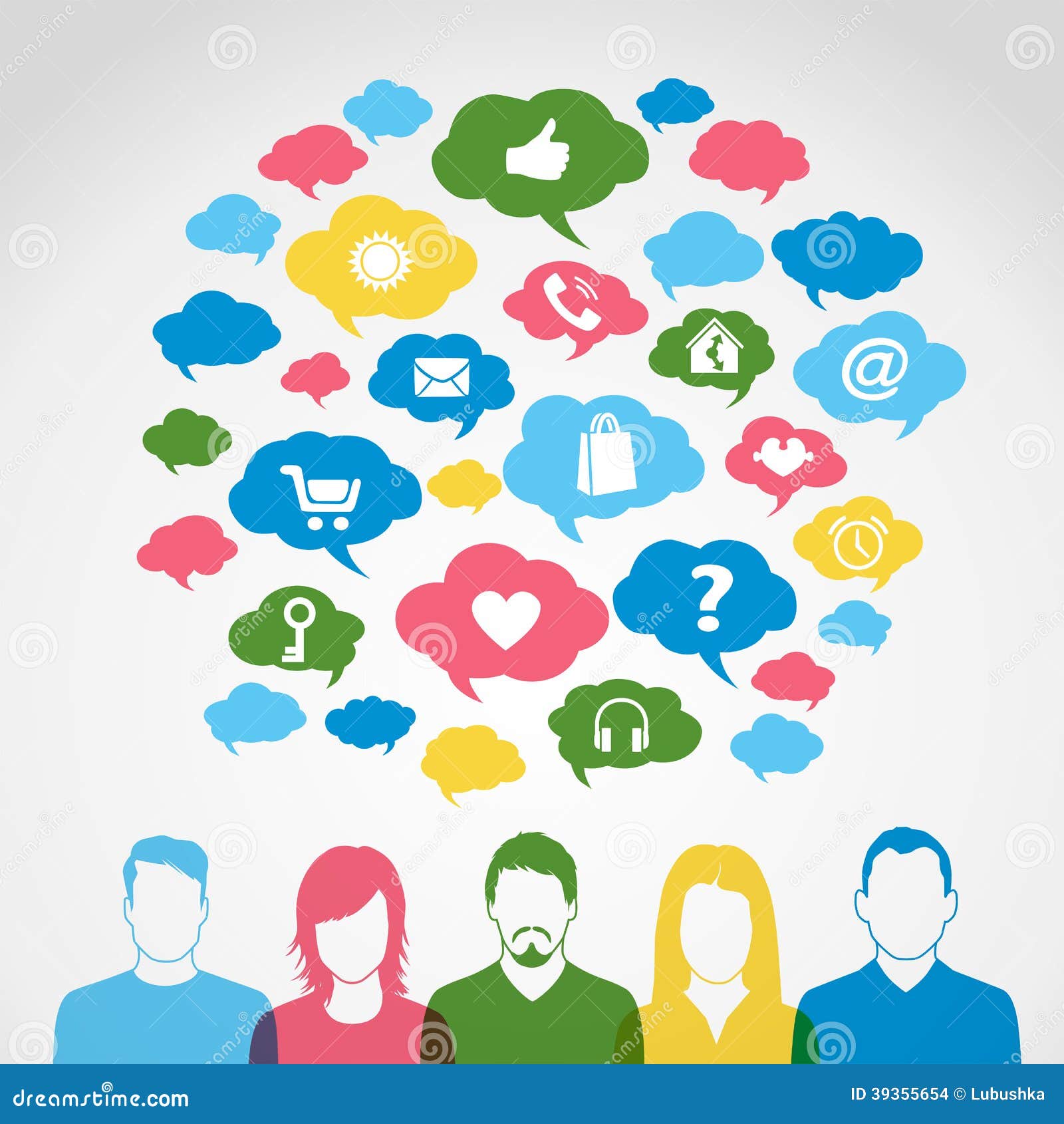 Samtal. vektor illustrationer. Illustration av diagram - 39355654