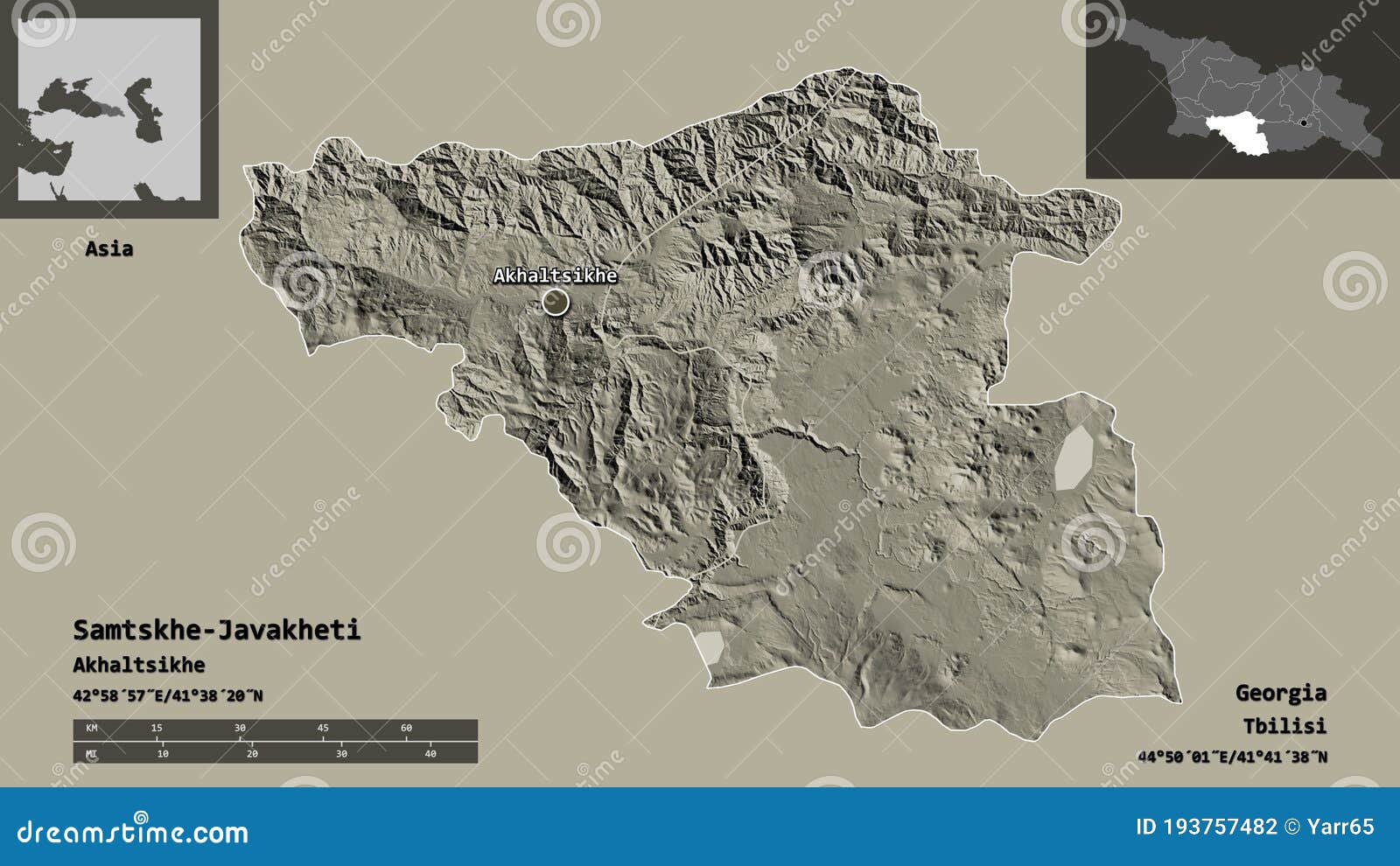 Samtskhe-Javakheti, Region of Georgia,. Previews. Administrative Stock ...