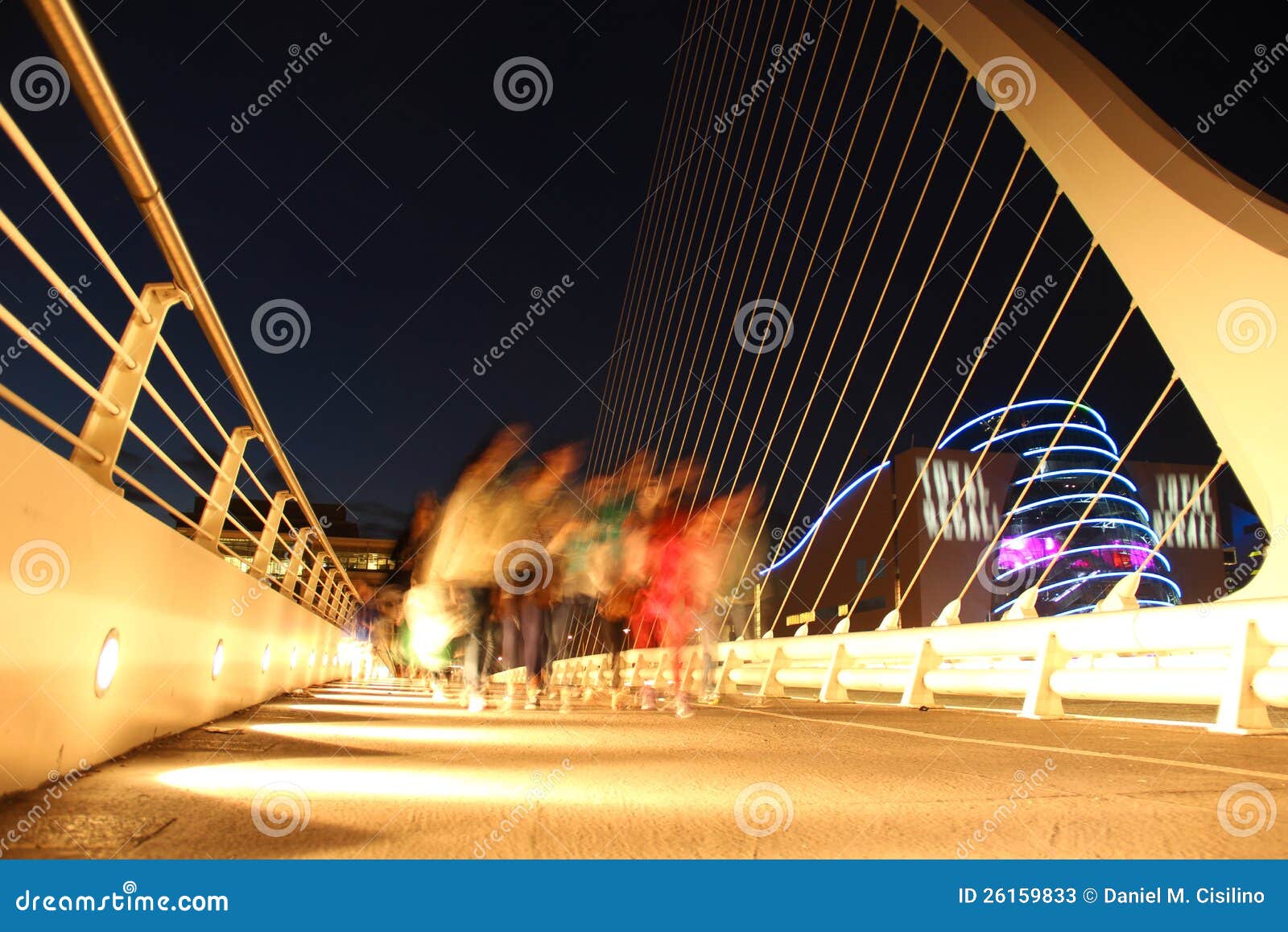 Samuel Beckett bridge editorial stock photo. Image of european - 26159833