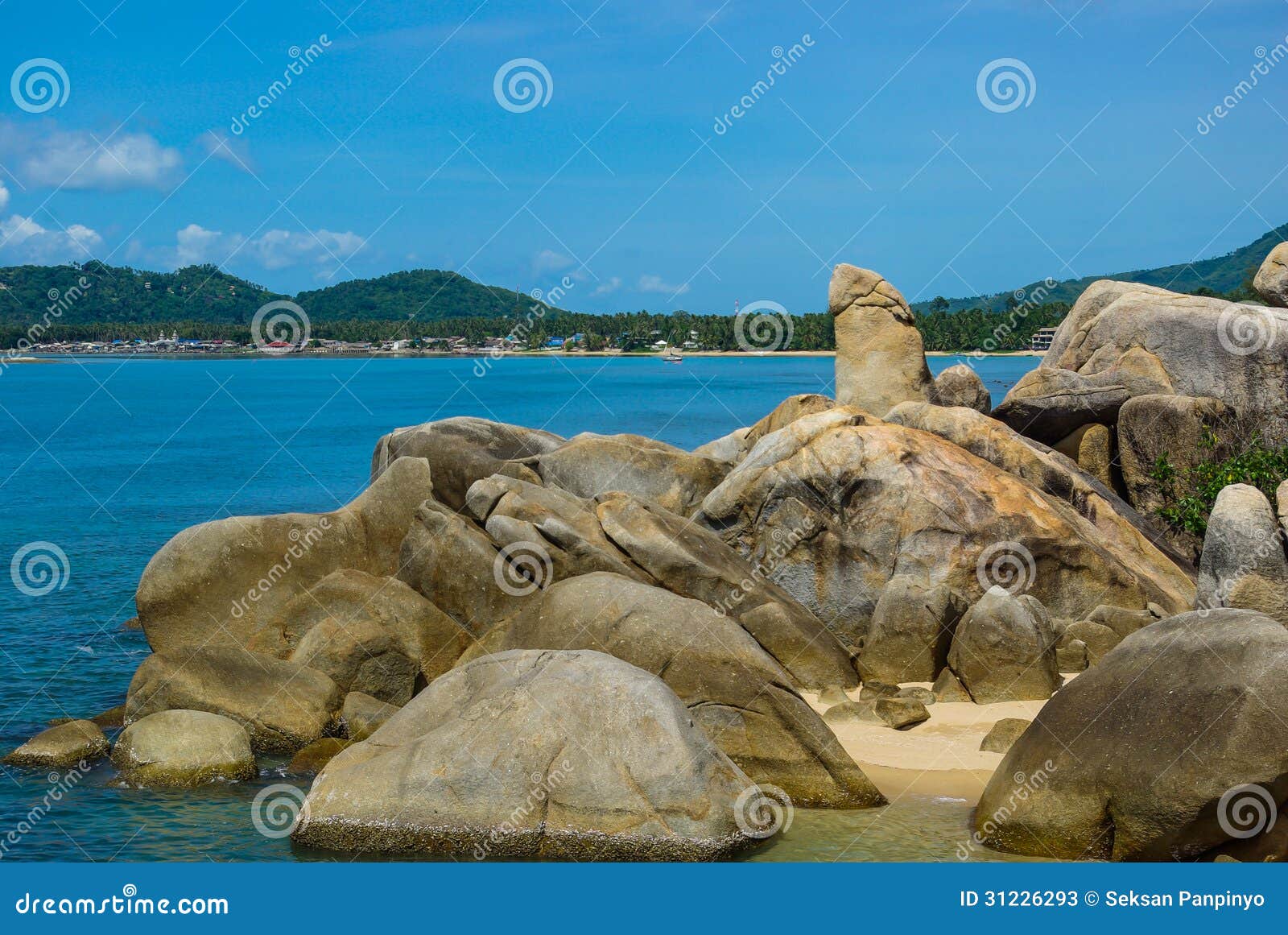 Samui island Thailand stock image. Image of cloud, blue - 31226293