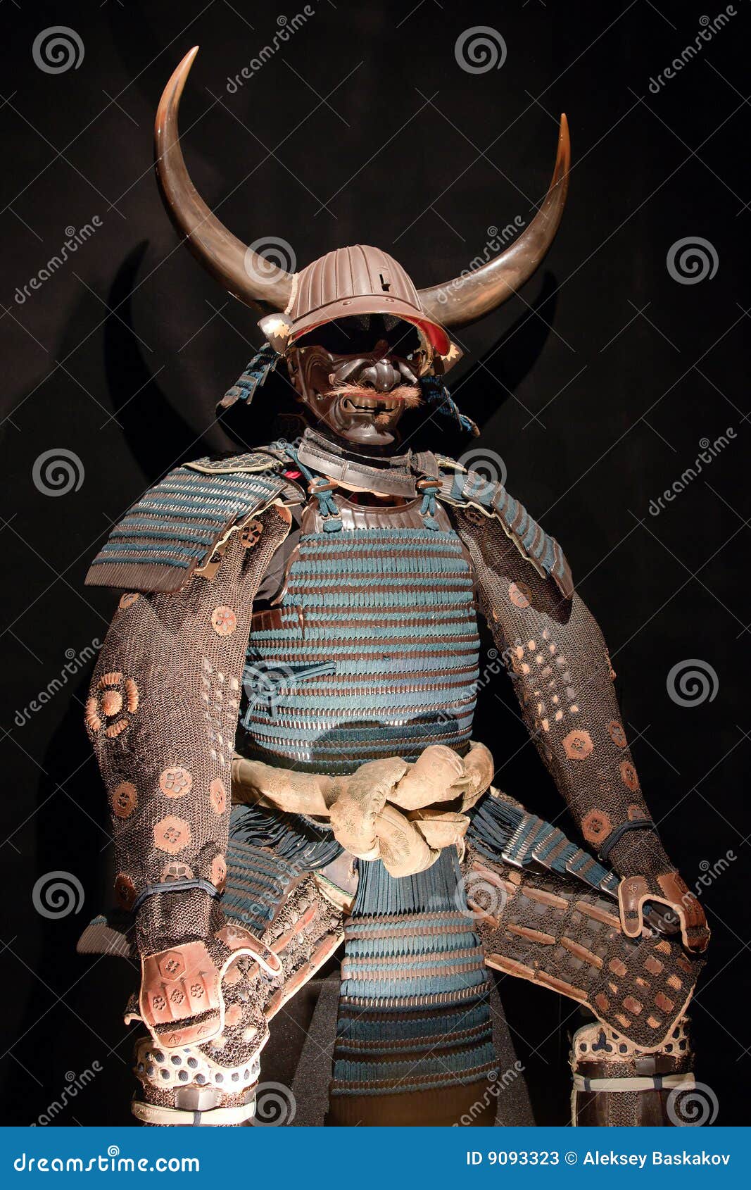 Samurai armor stock image. Image of costume, asia, black - 9093323