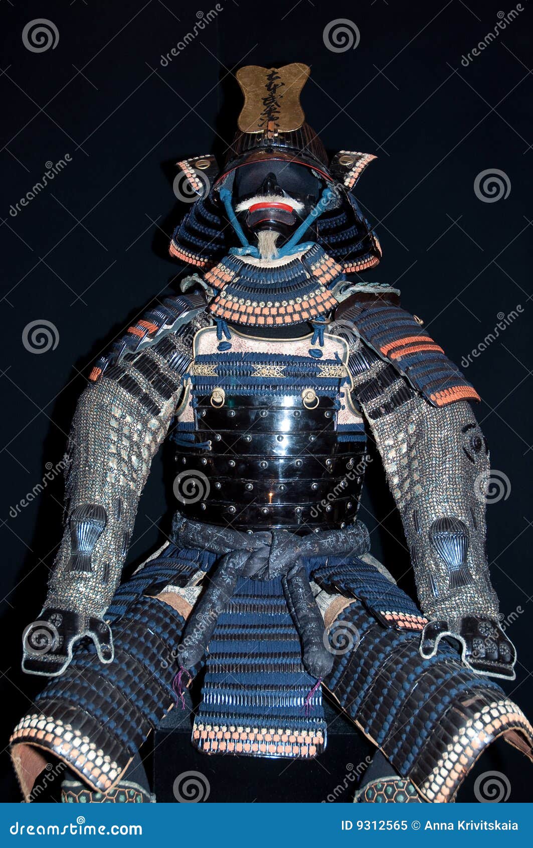 Samurai In Armor With Katana Sword Royalty-Free Stock Image ...
