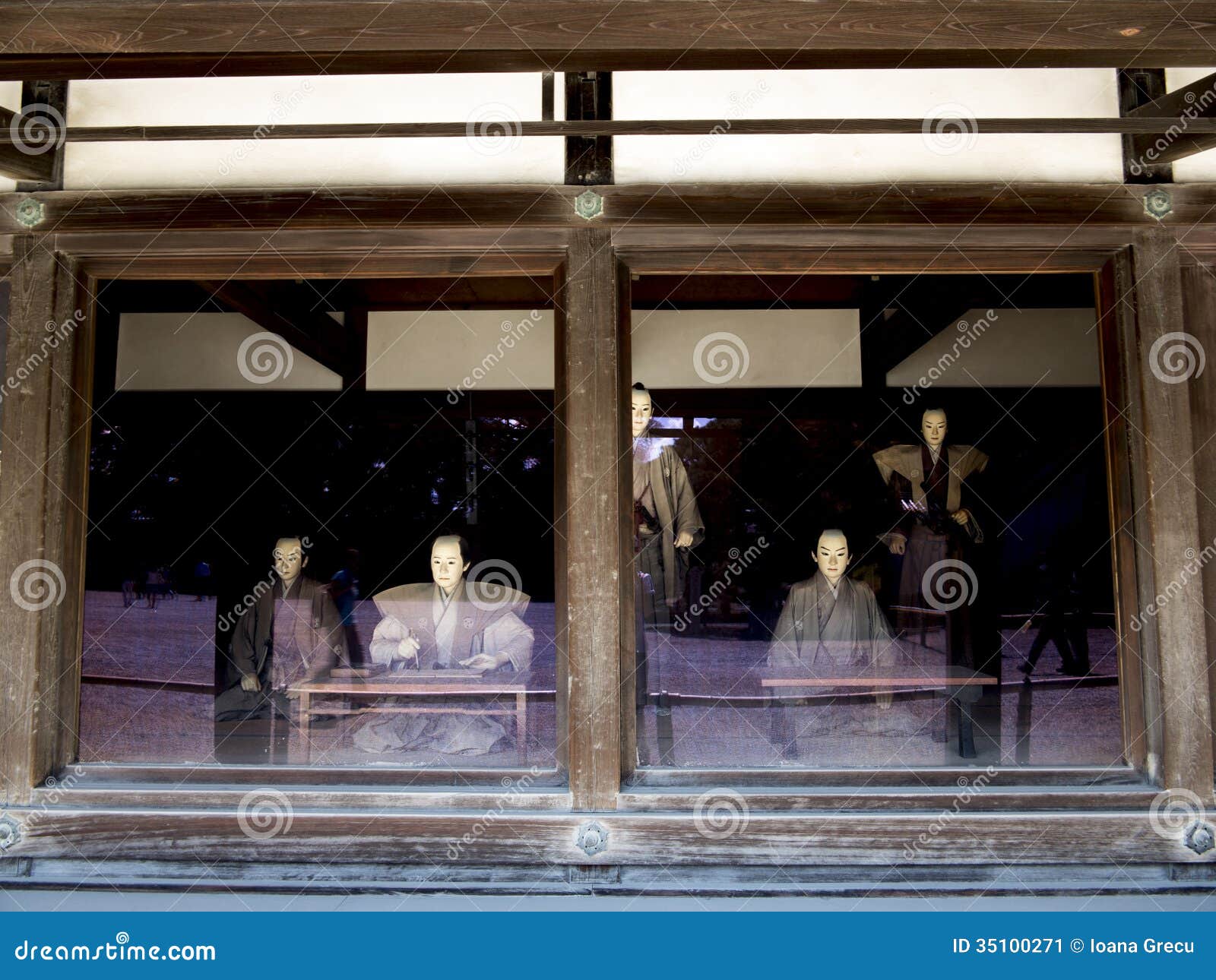 Samurai Display at Nijo Castle, Kyoto Editorial Photo - Image of ...