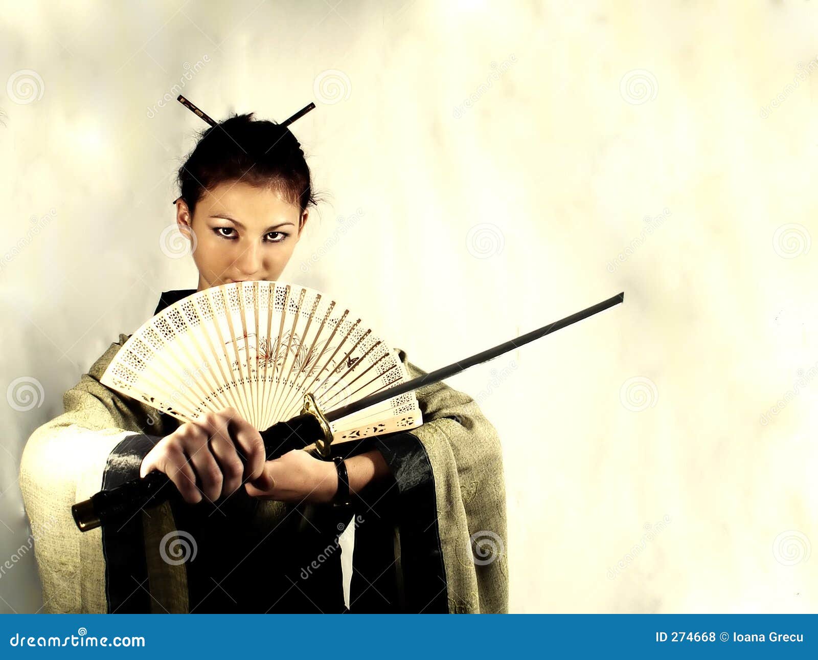 Samurai Short Sword Isolate Royalty-Free Stock Photography ...
