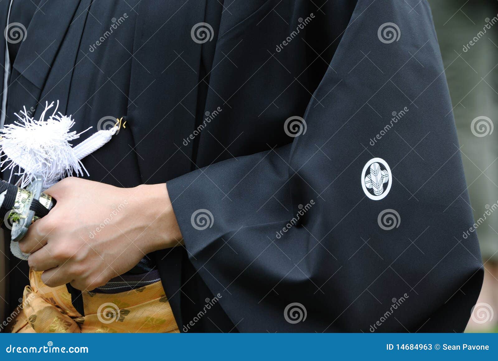Samurai Grabbing Sword Royalty-Free Stock Photography | CartoonDealer ...